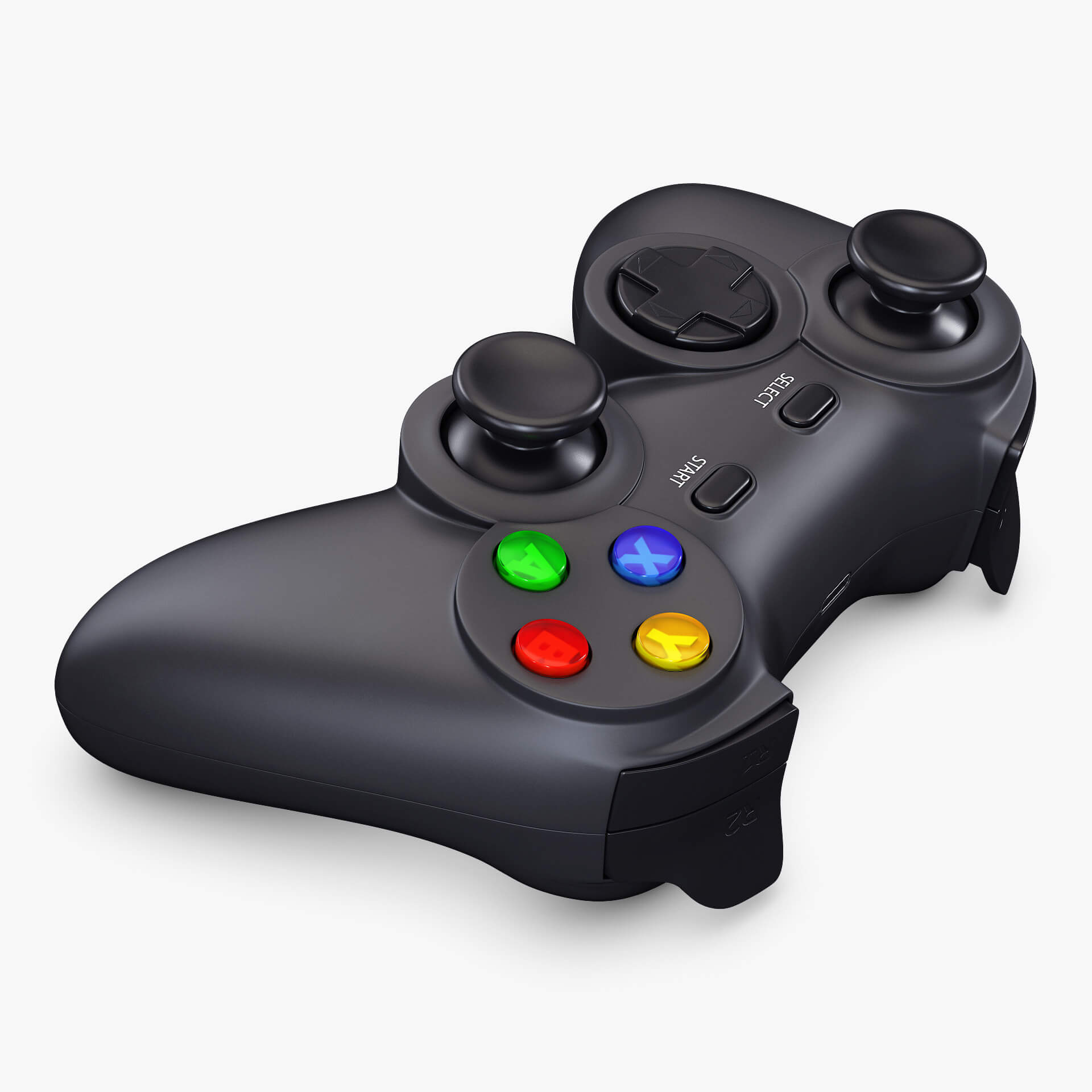 Generic Video Game Controller M 2 - 3D Model by Zurel