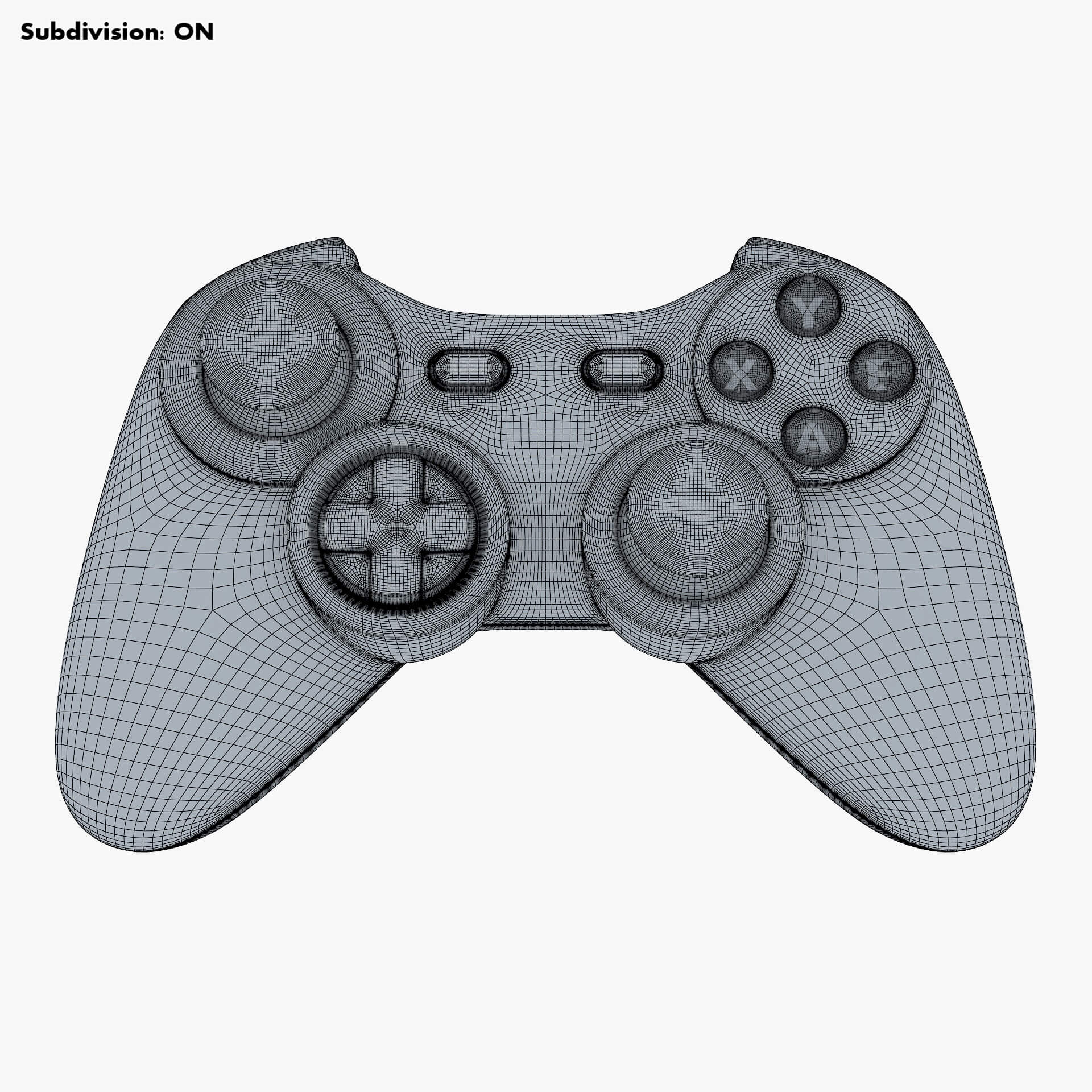 Generic Video Game Controller M 2 - 3D Model by Zurel