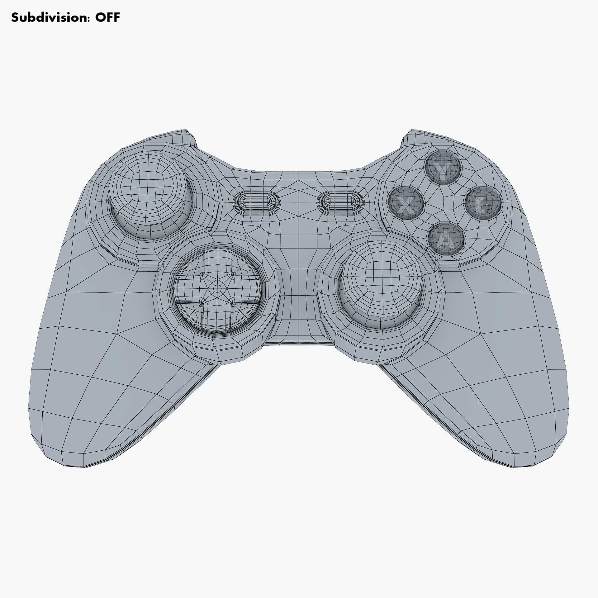 Generic Video Game Controller M 2 - 3D Model by Zurel