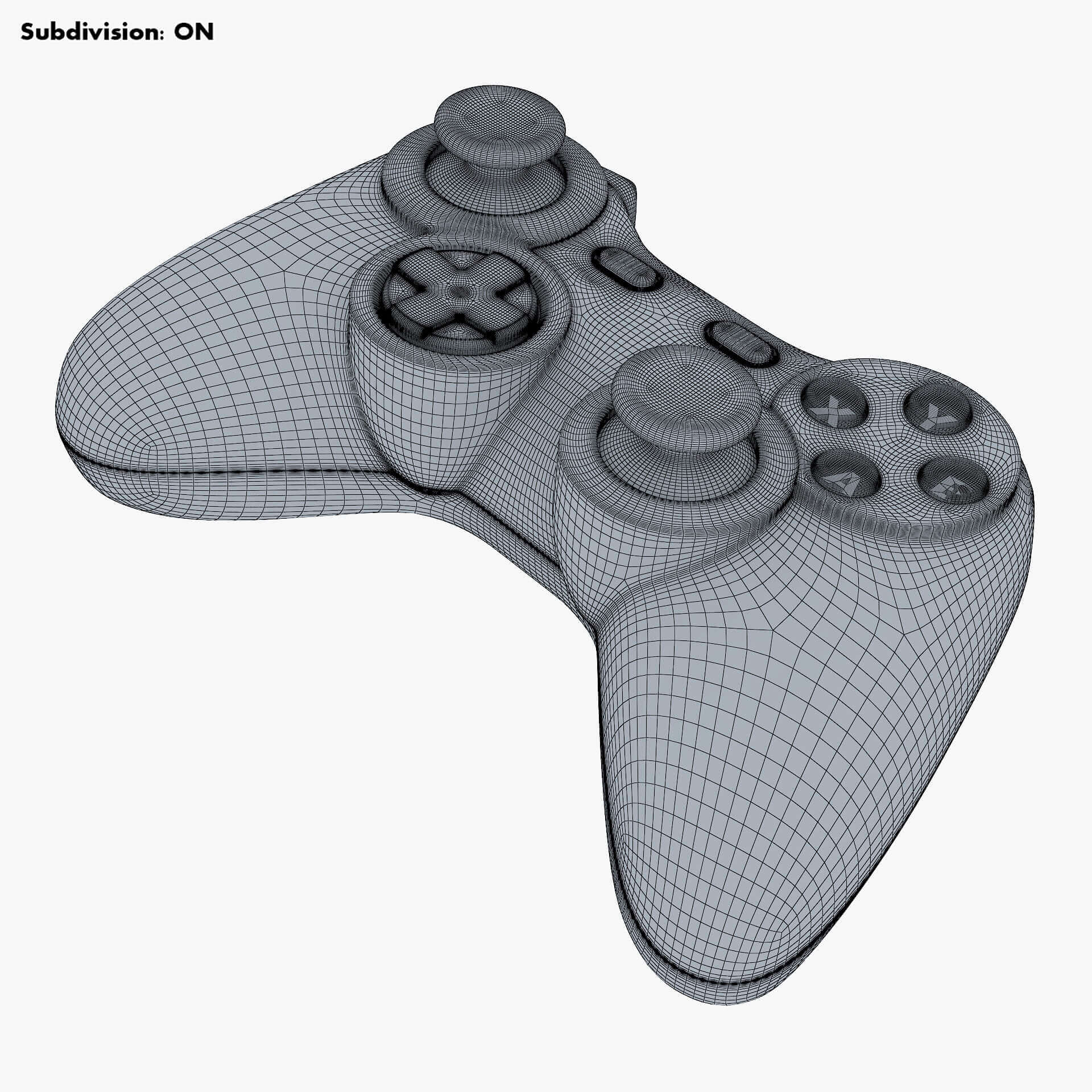 Generic Video Game Controller M 2 - 3D Model by Zurel
