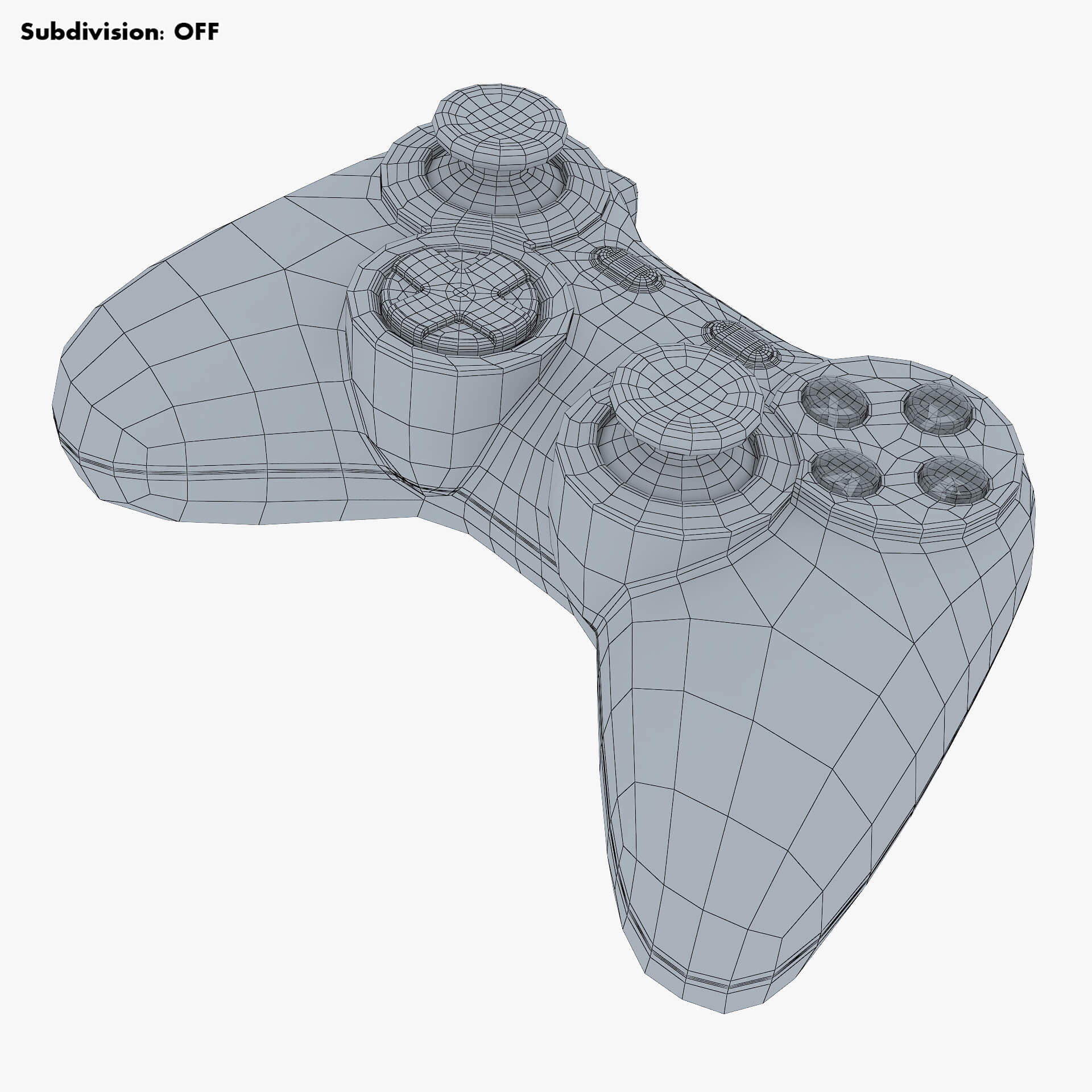 Generic Video Game Controller M 2 - 3D Model by Zurel