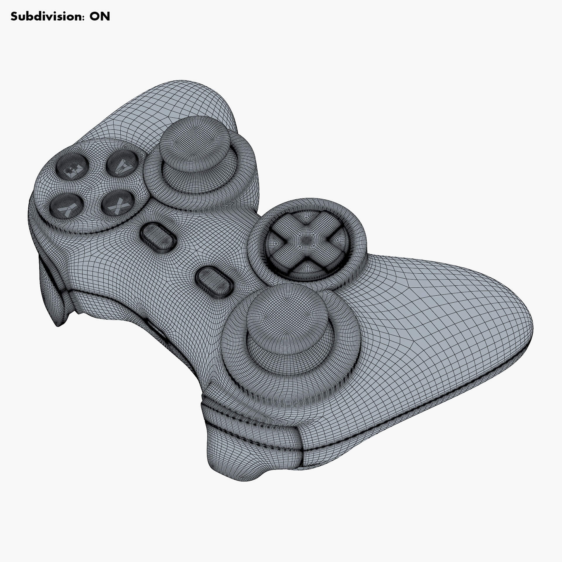 Generic Video Game Controller M 2 - 3D Model by Zurel