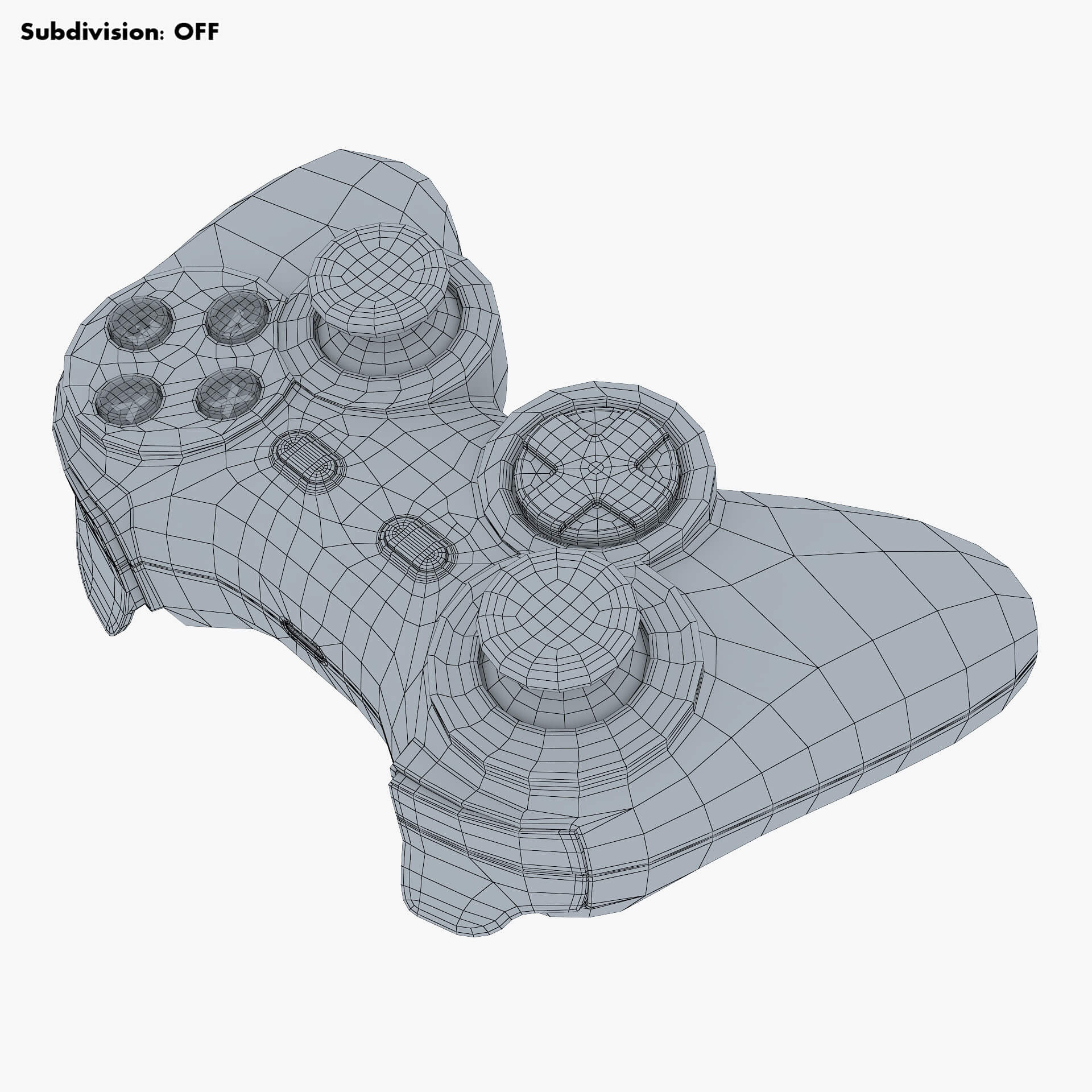 Generic Video Game Controller M 2 - 3D Model by Zurel