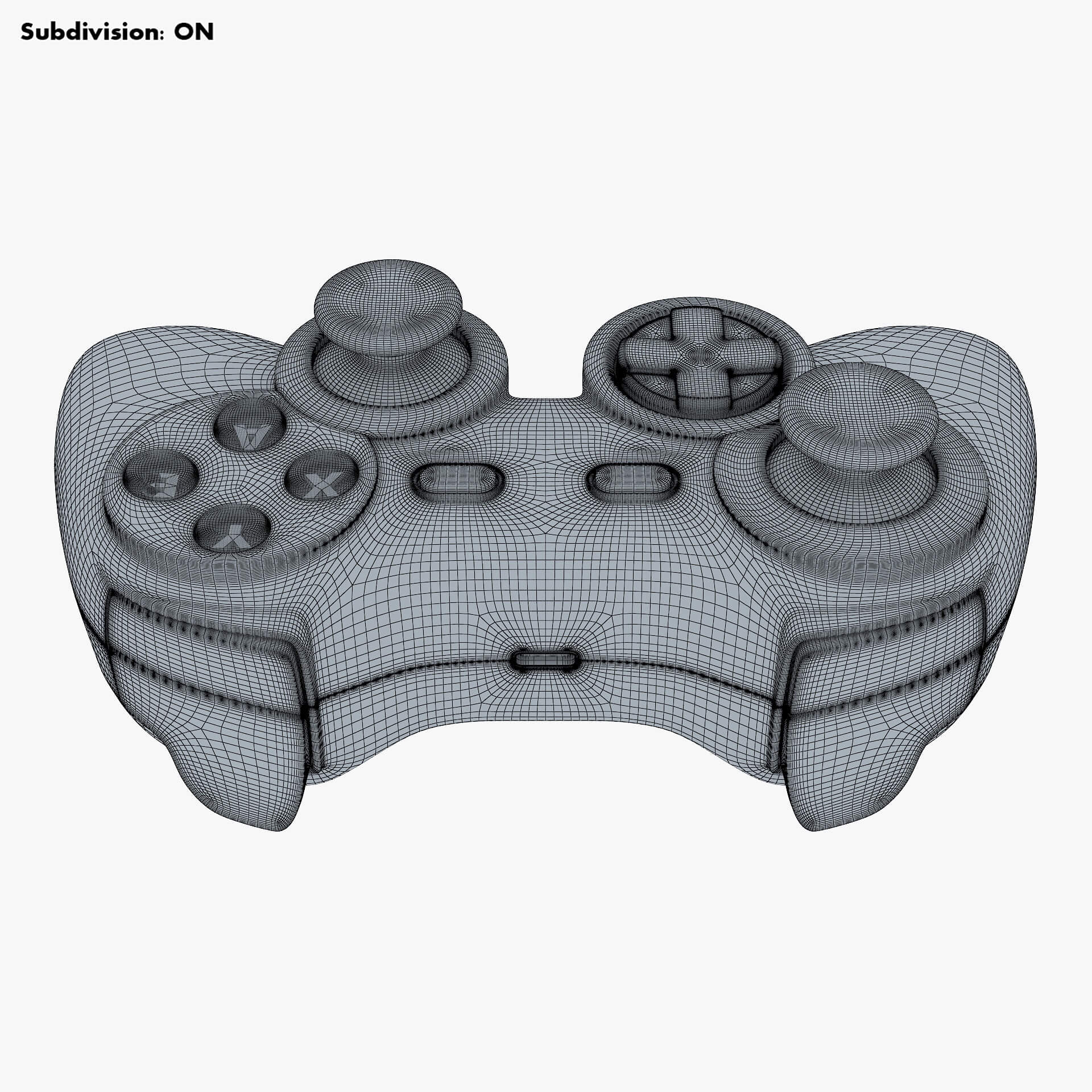 Generic Video Game Controller M 2 - 3D Model by Zurel