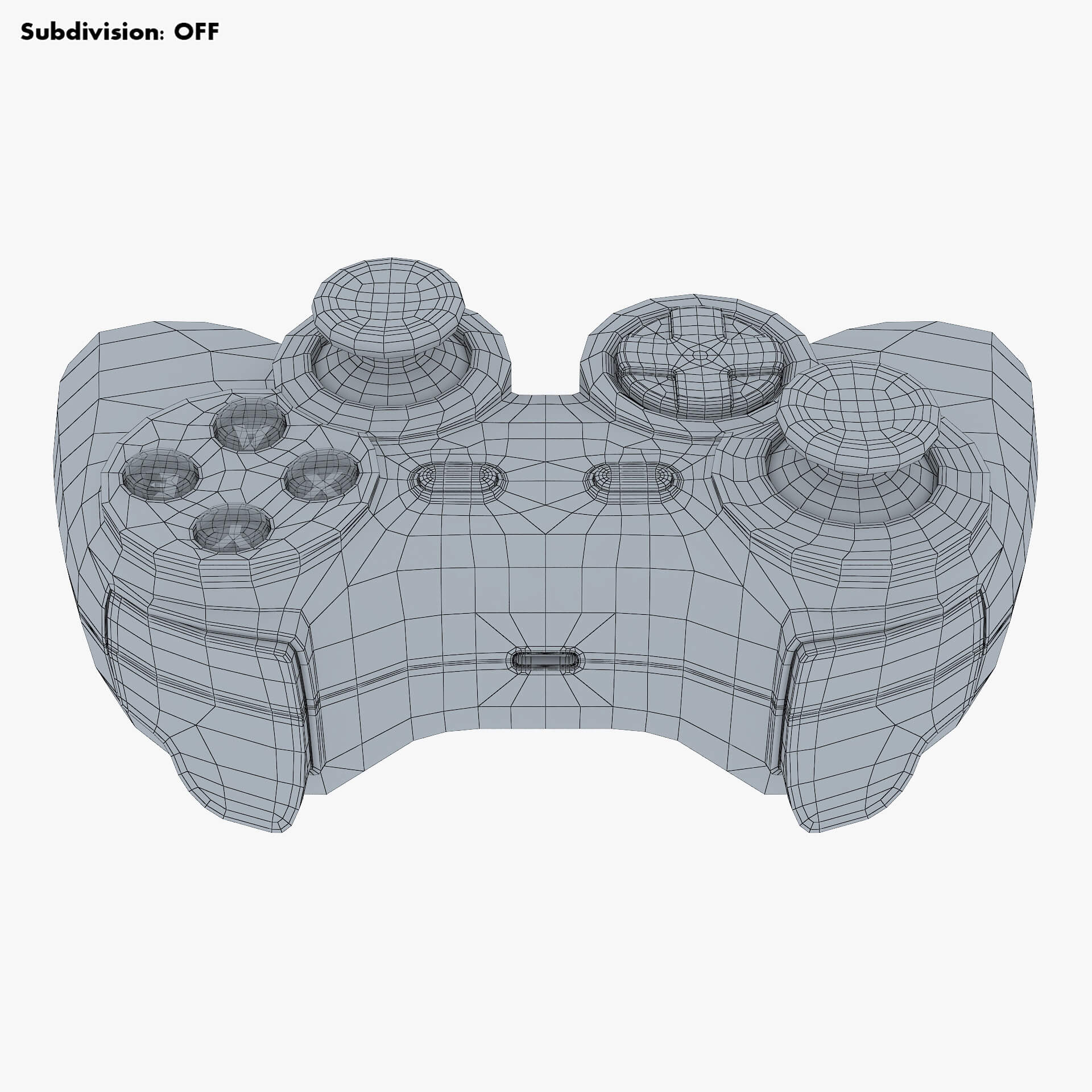 Generic Video Game Controller M 2 - 3D Model by Zurel