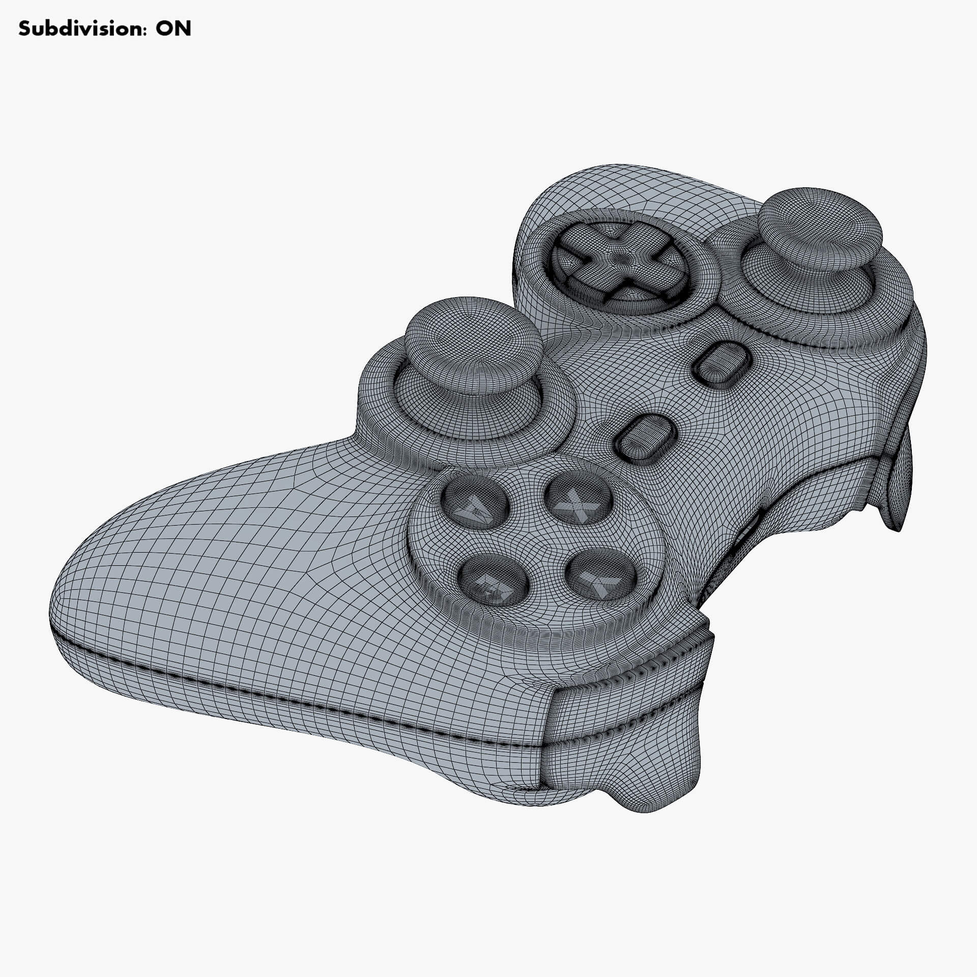 Generic Video Game Controller M 2 - 3D Model by Zurel