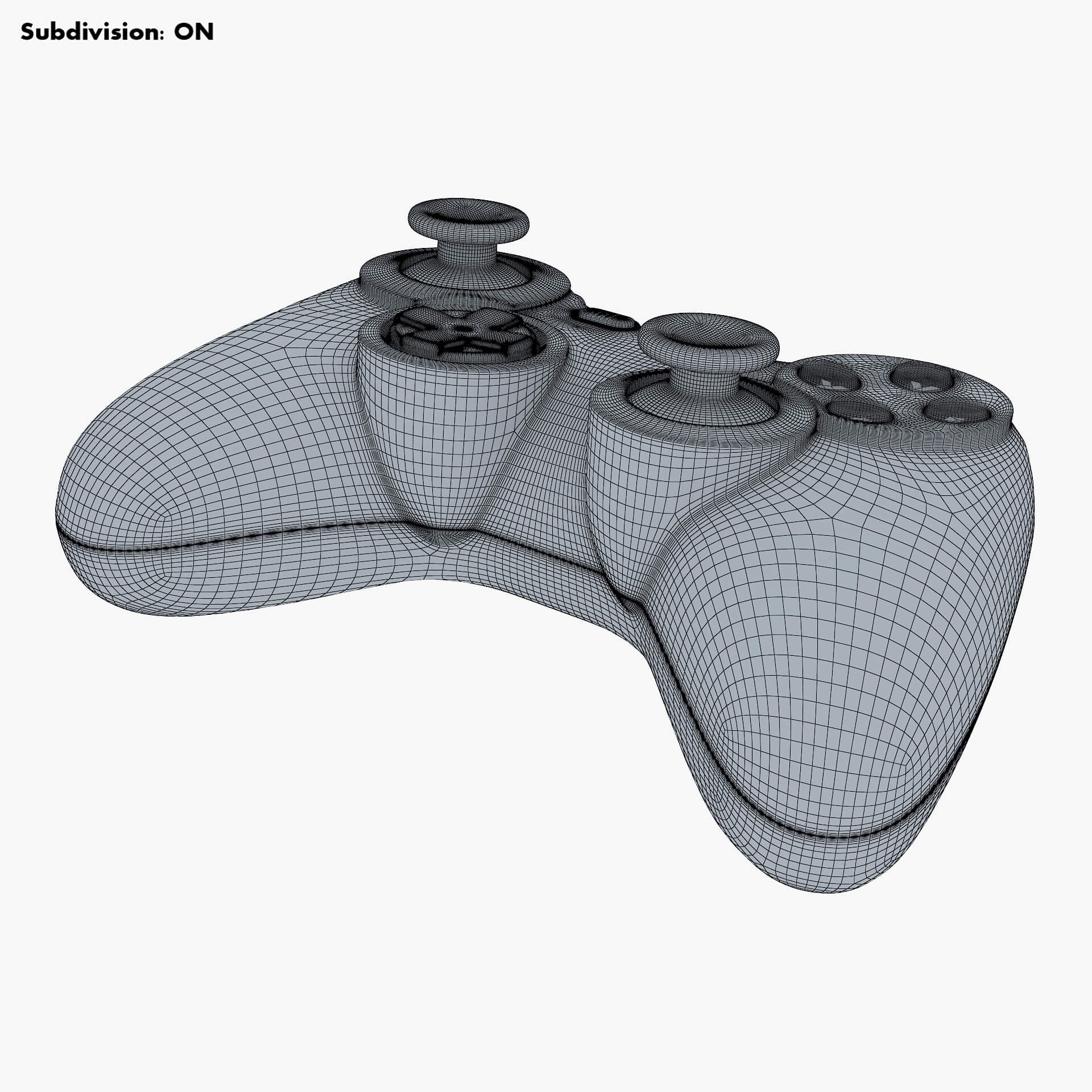 Generic Video Game Controller M 2 - 3D Model by Zurel