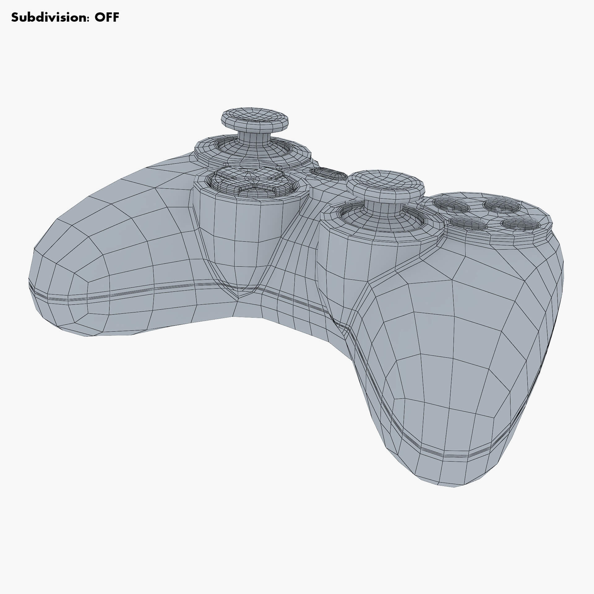 Generic Video Game Controller M 2 - 3D Model by Zurel
