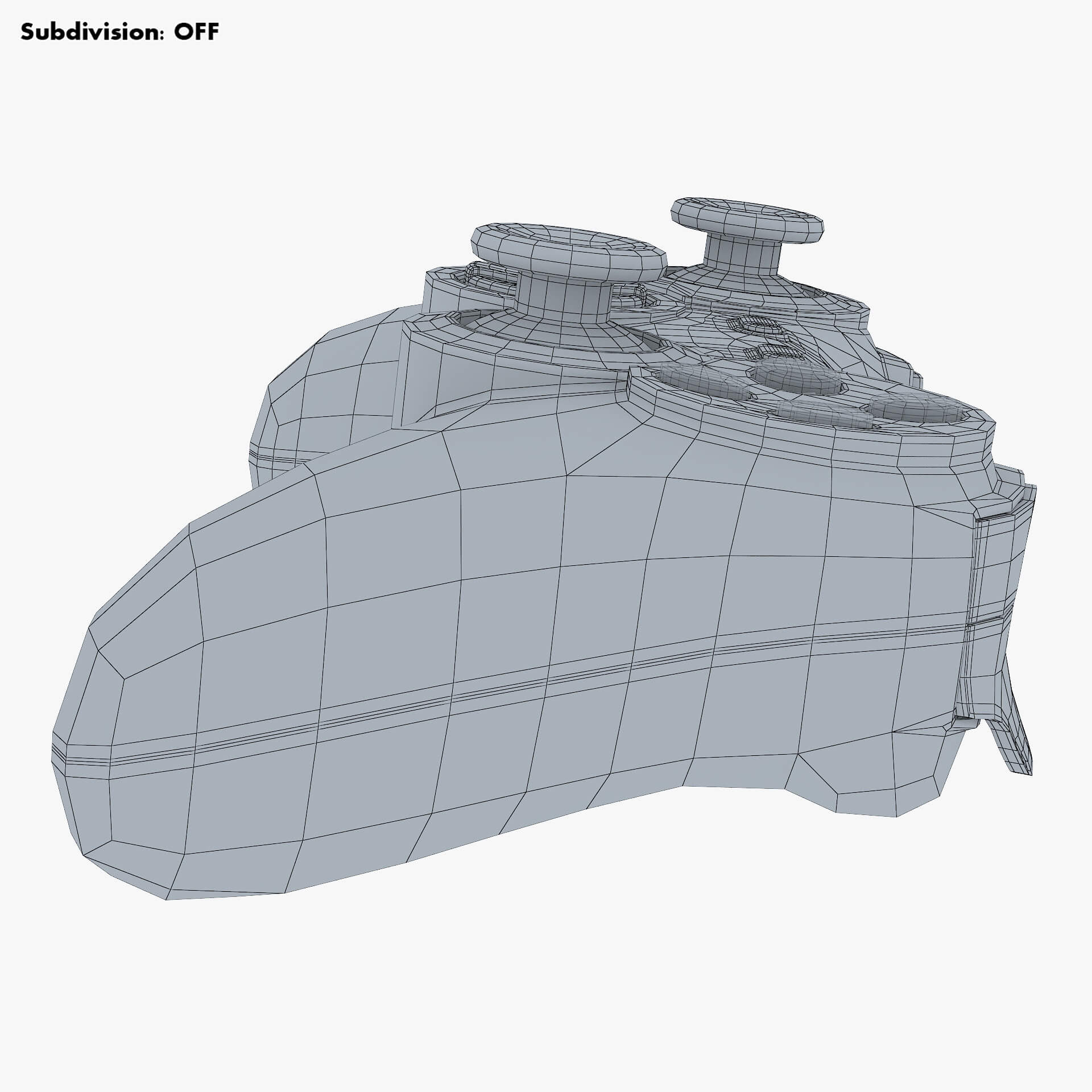 Generic Video Game Controller M 2 - 3D Model by Zurel