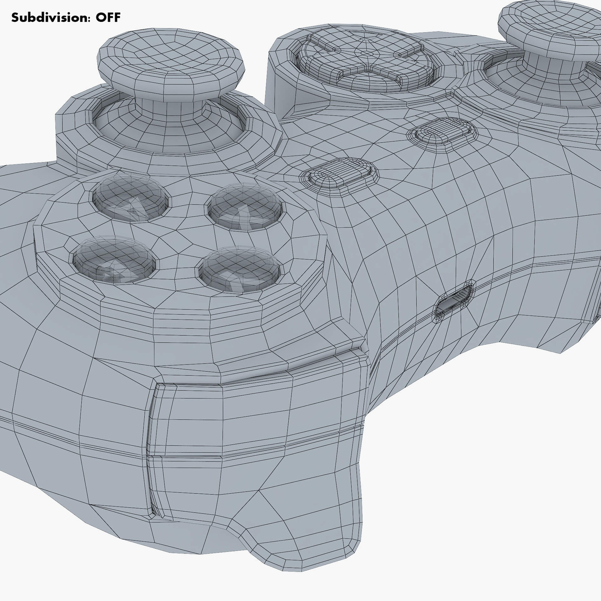 Generic Video Game Controller M 2 - 3D Model by Zurel