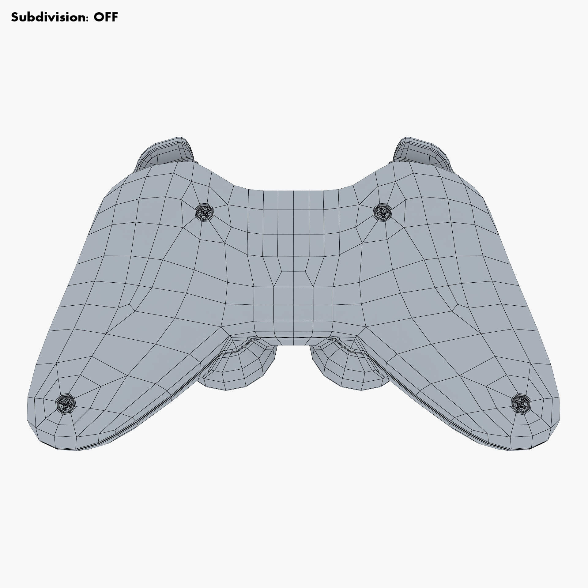 Generic Video Game Controller M 2 - 3D Model by Zurel