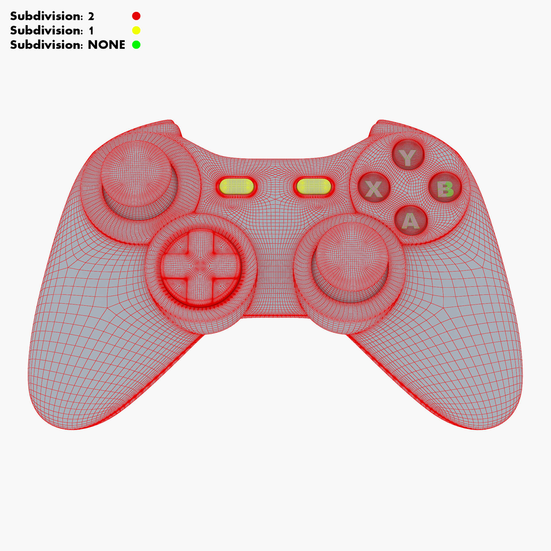 Generic Video Game Controller M 2 - 3D Model by Zurel