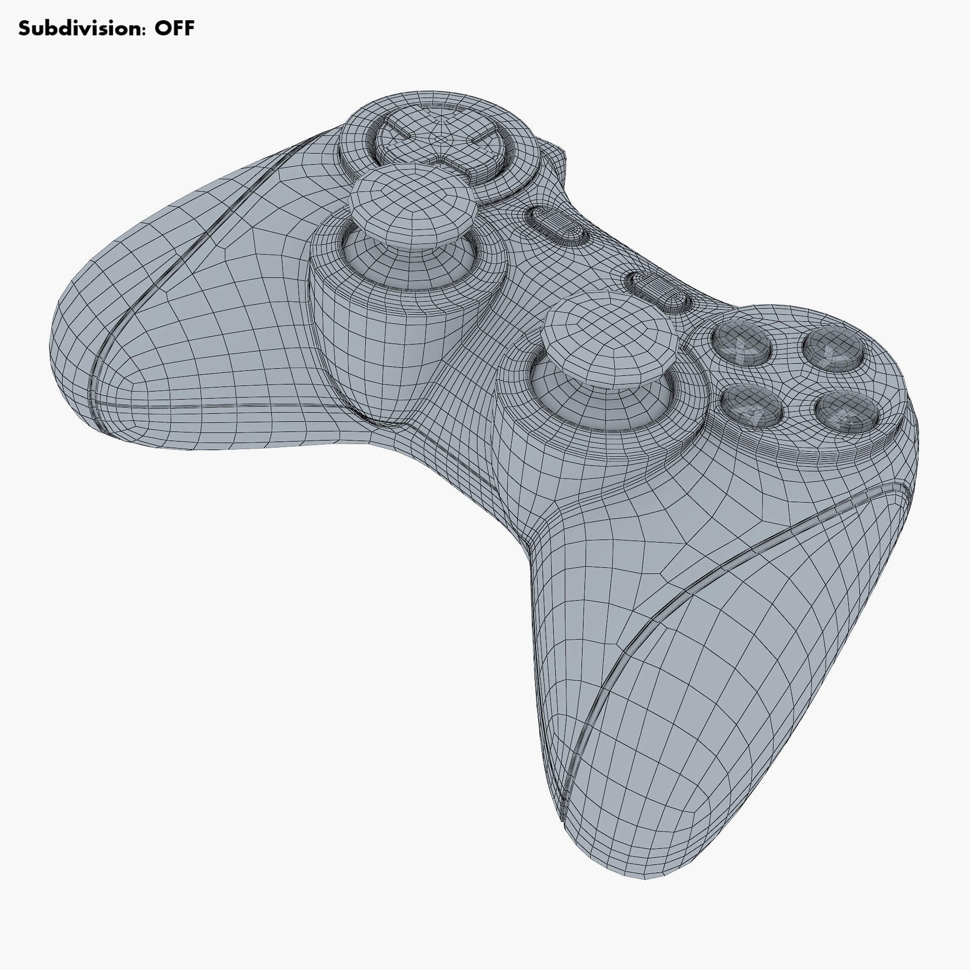 Generic Video Game Controller M 3 - 3D Model by Zurel