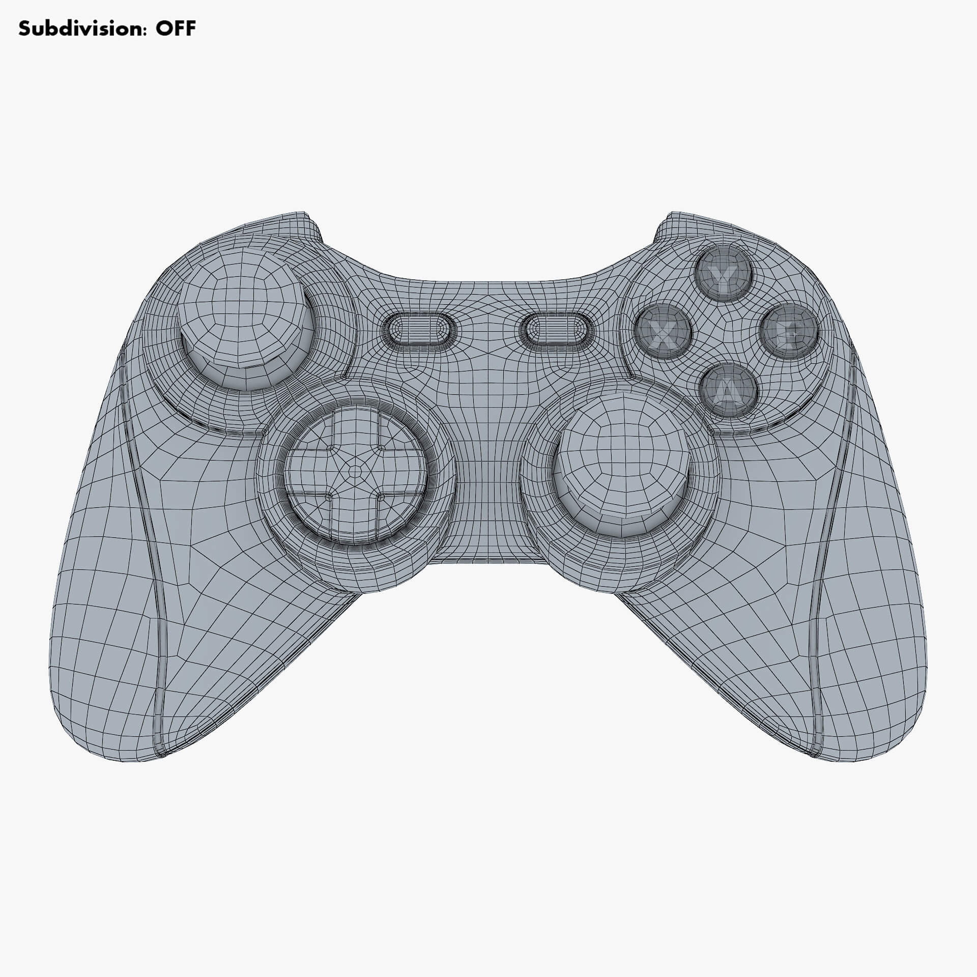 Generic Video Game Controller M 4 - 3D Model by Zurel