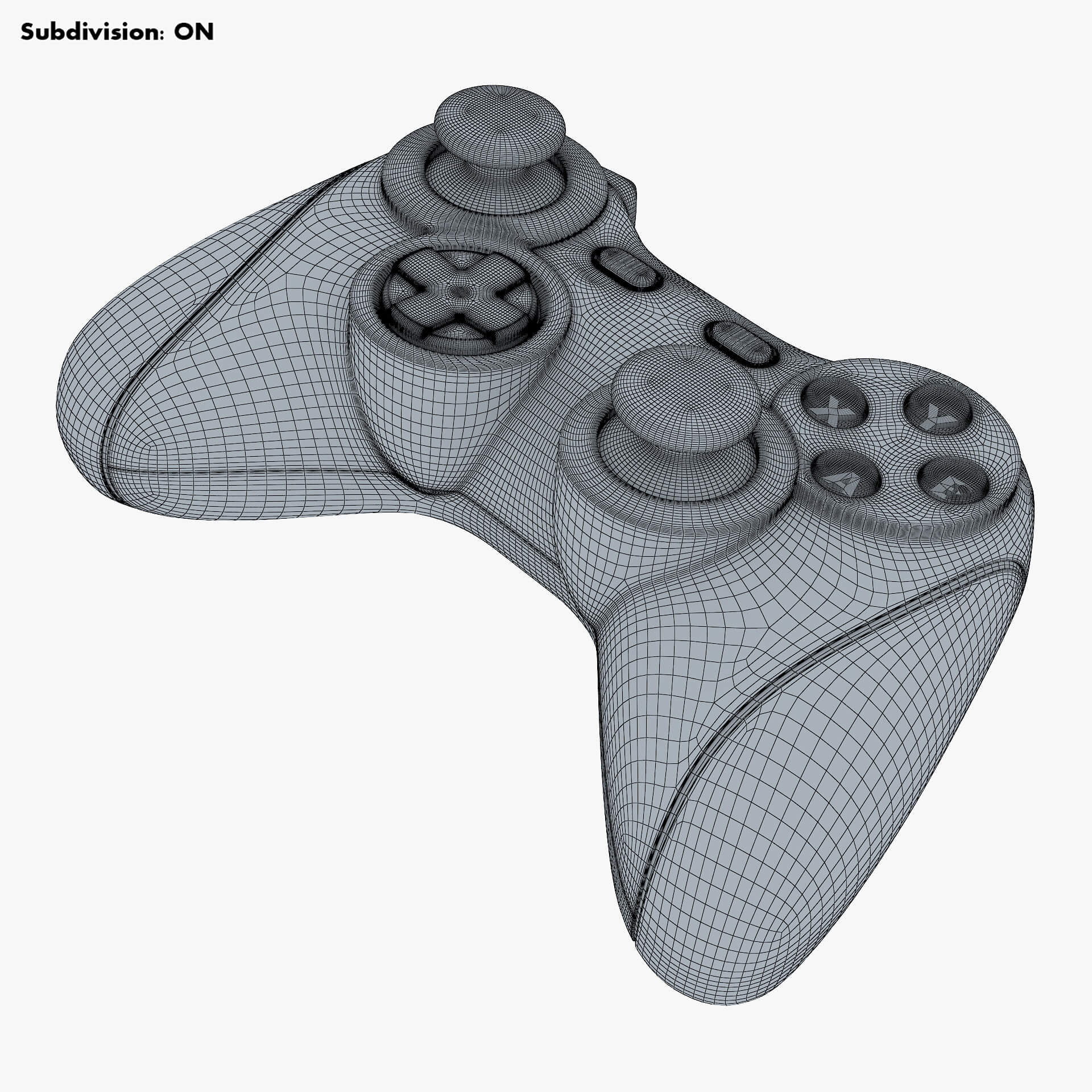 Generic Video Game Controller M 4 - 3D Model by Zurel