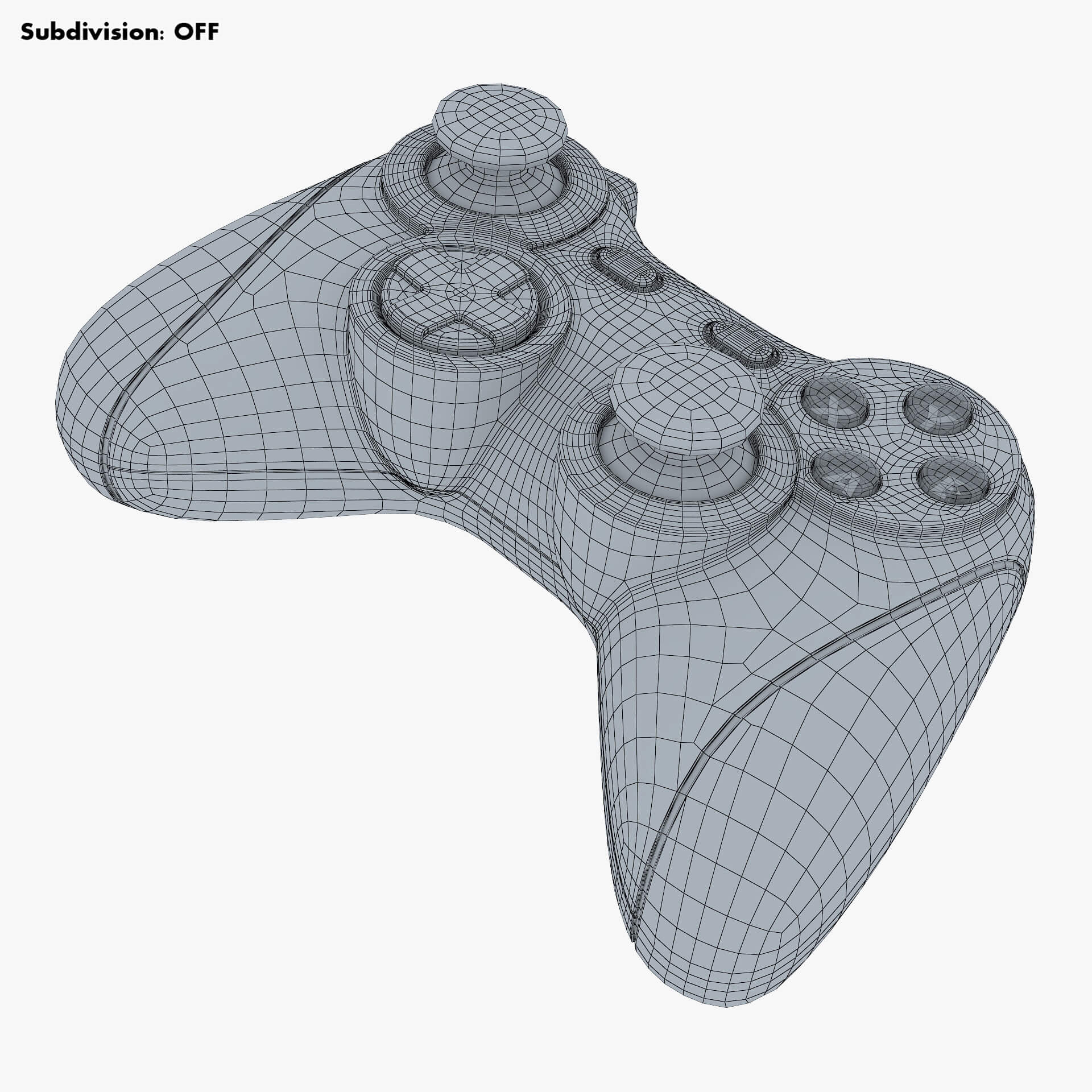 Generic Video Game Controller M 4 - 3D Model by Zurel