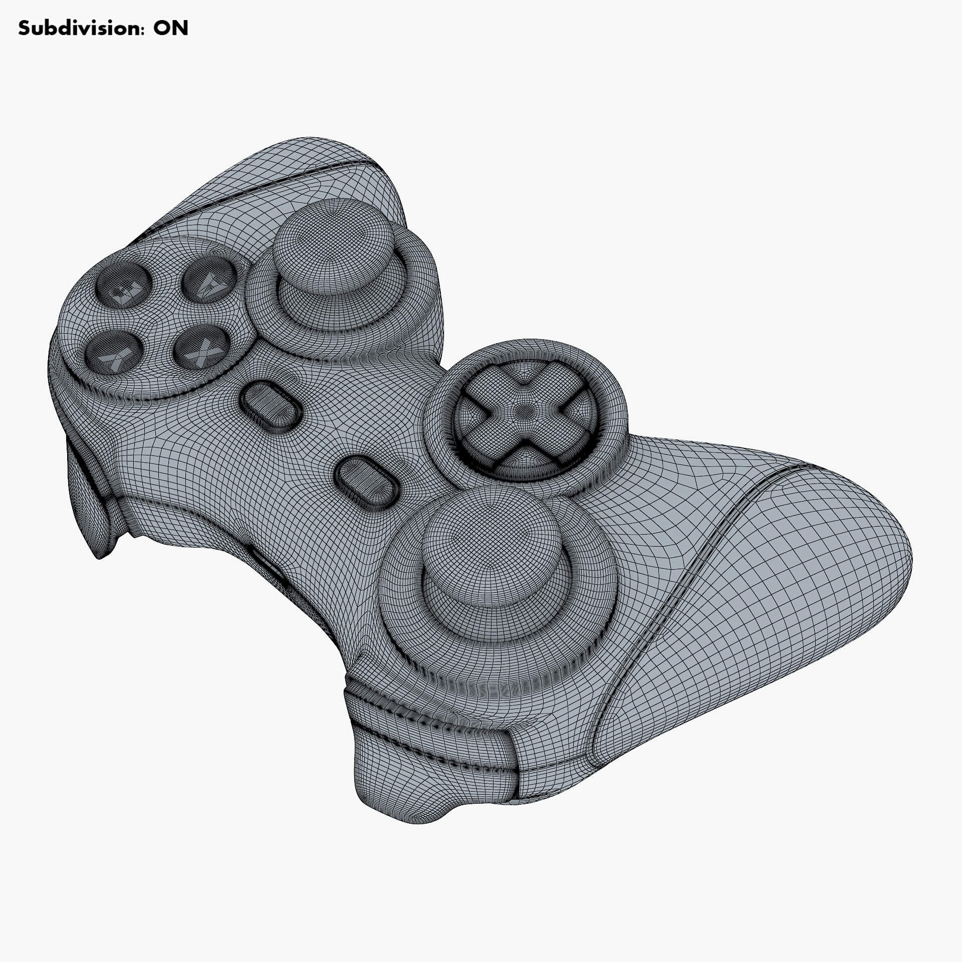 Generic Video Game Controller M 4 - 3D Model by Zurel