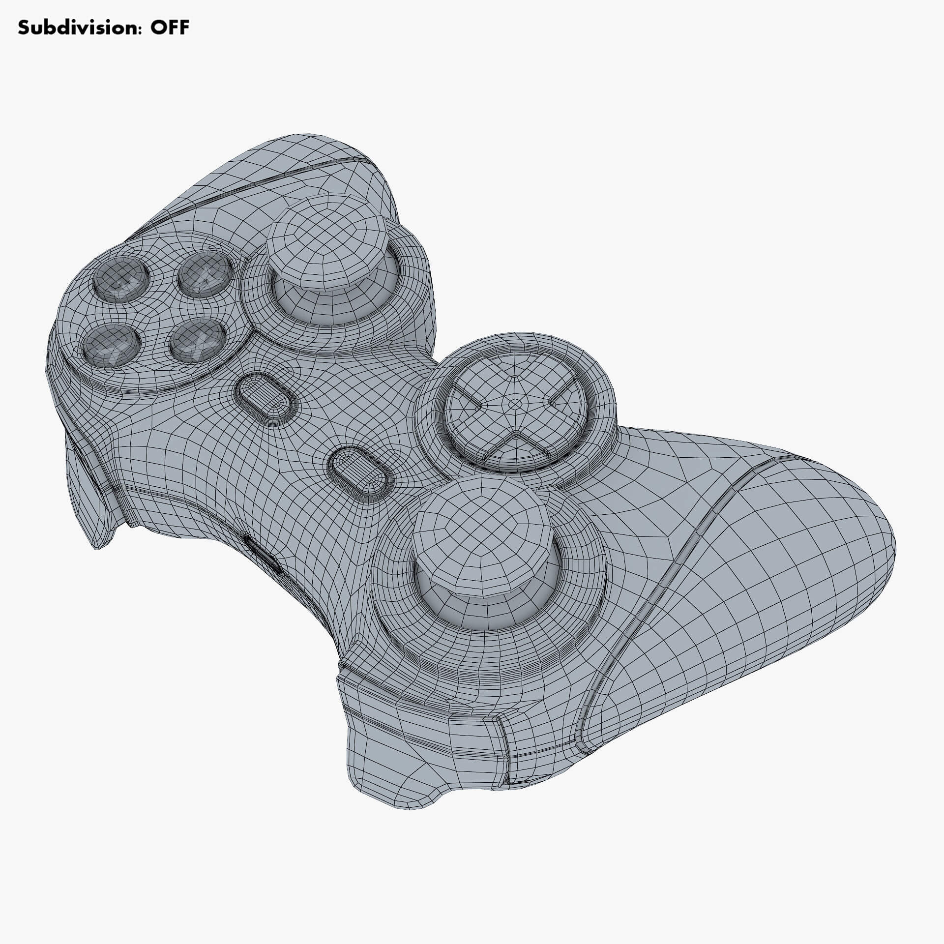 Generic Video Game Controller M 4 - 3D Model by Zurel