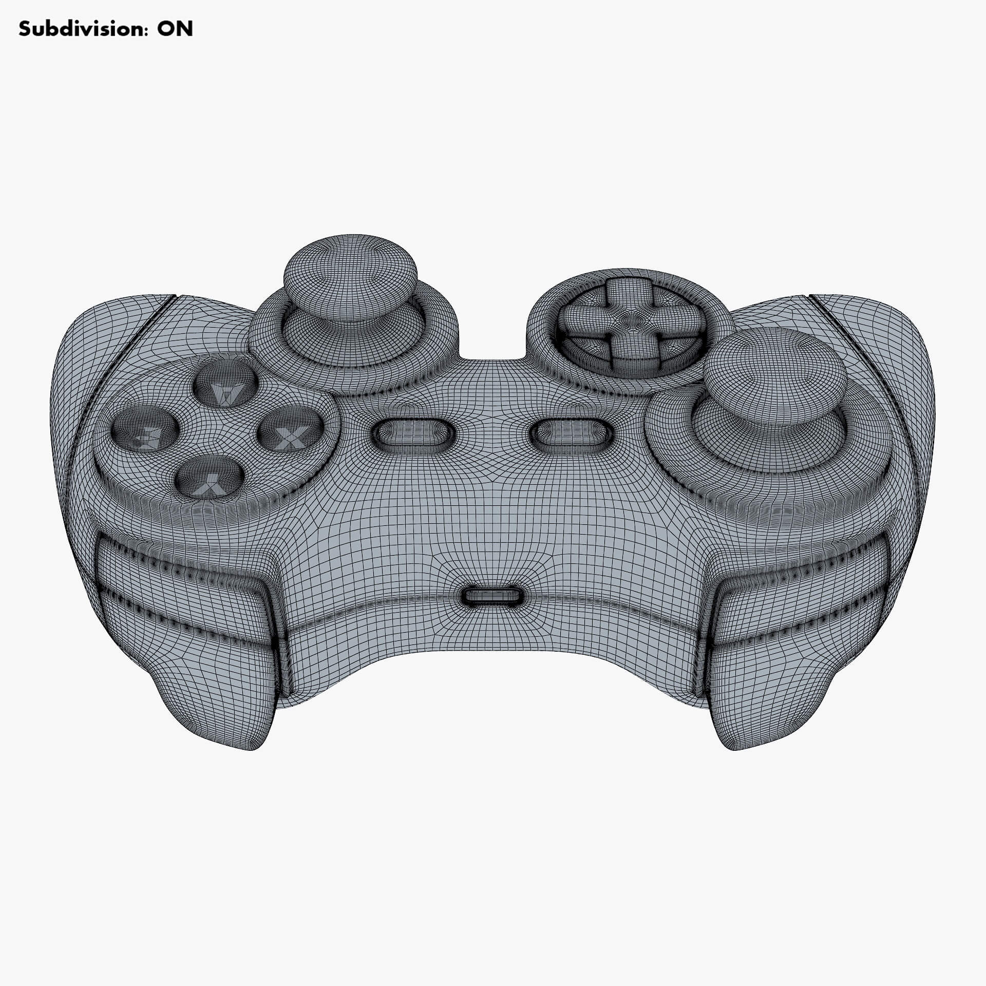 Generic Video Game Controller M 4 - 3D Model by Zurel