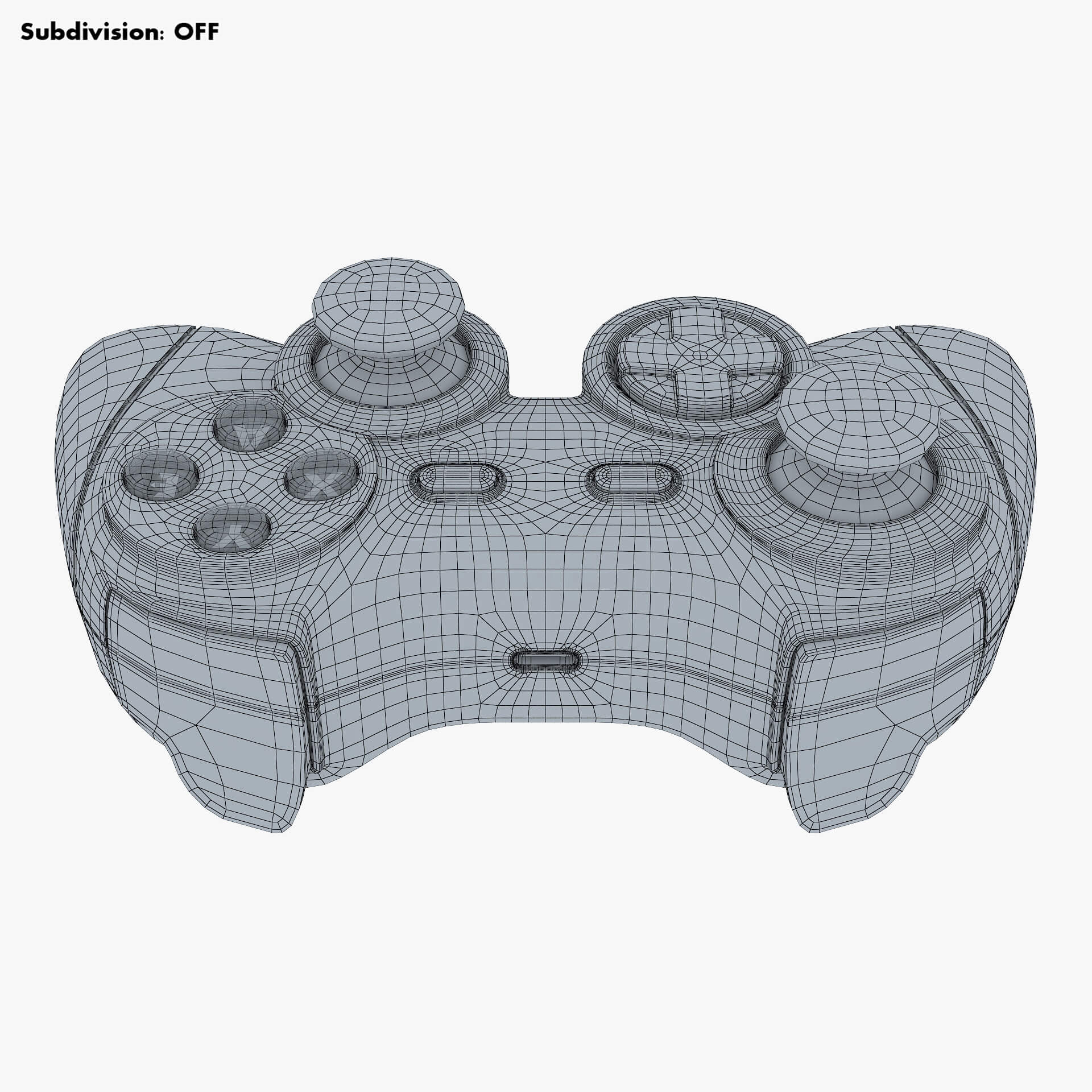 Generic Video Game Controller M 4 - 3D Model by Zurel