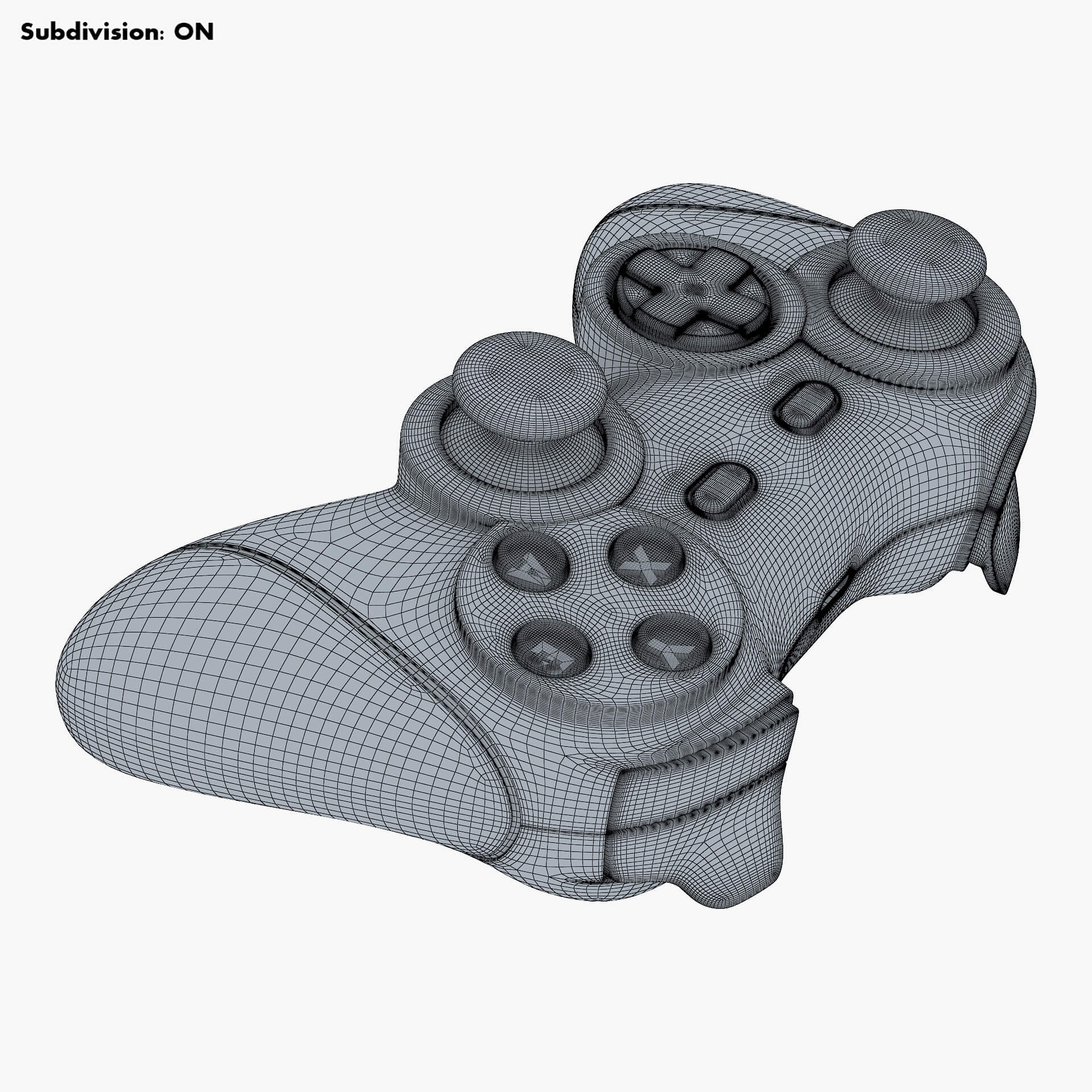 Generic Video Game Controller M 4 - 3D Model by Zurel