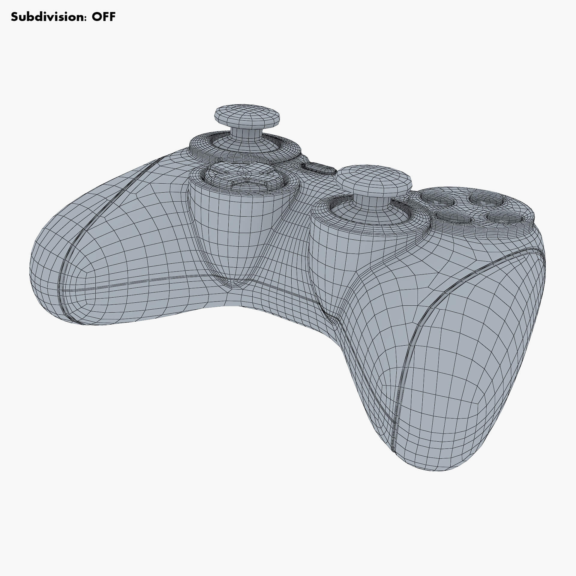 Generic Video Game Controller M 4 - 3D Model by Zurel
