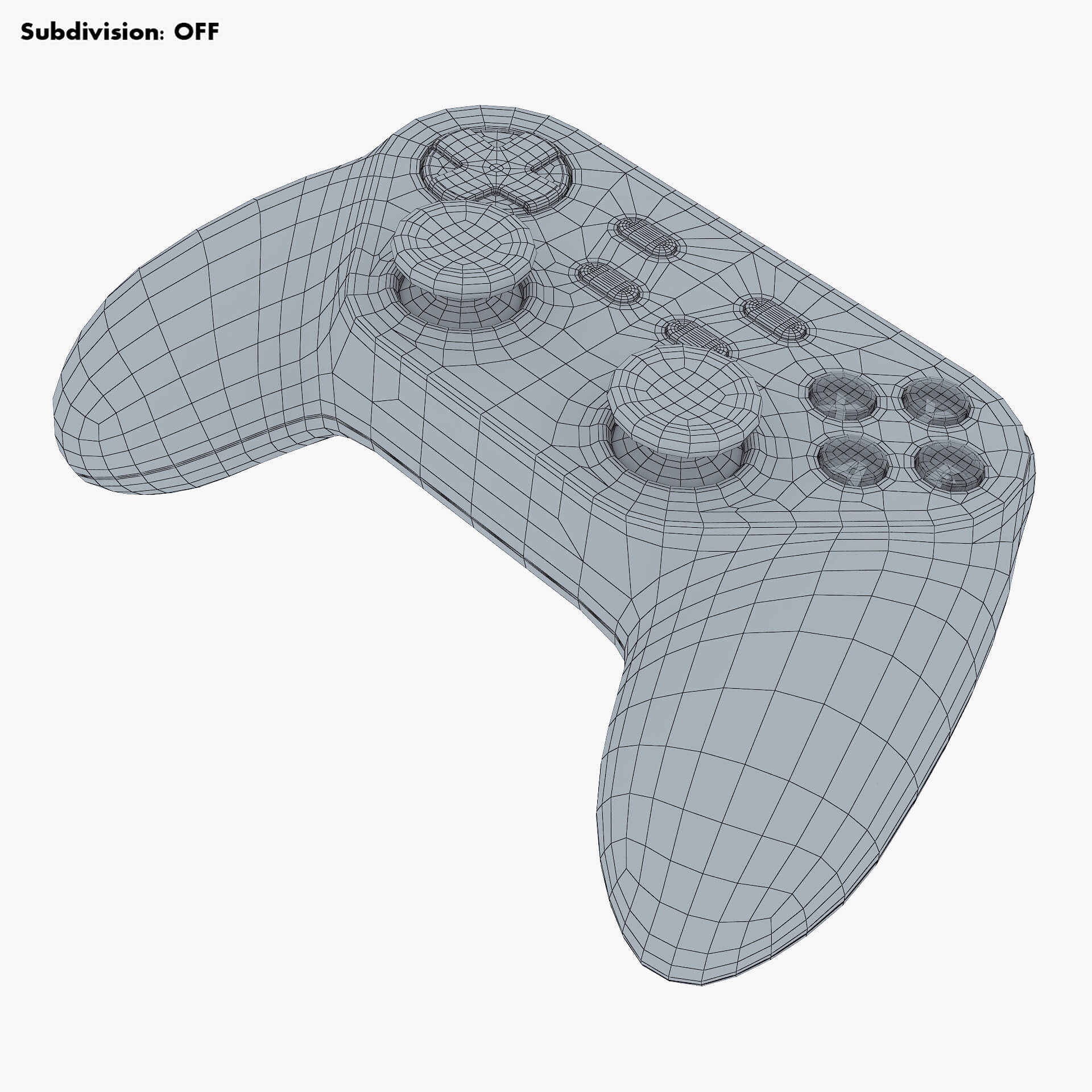 Generic Video Game Controller M 5 - 3D Model by Zurel