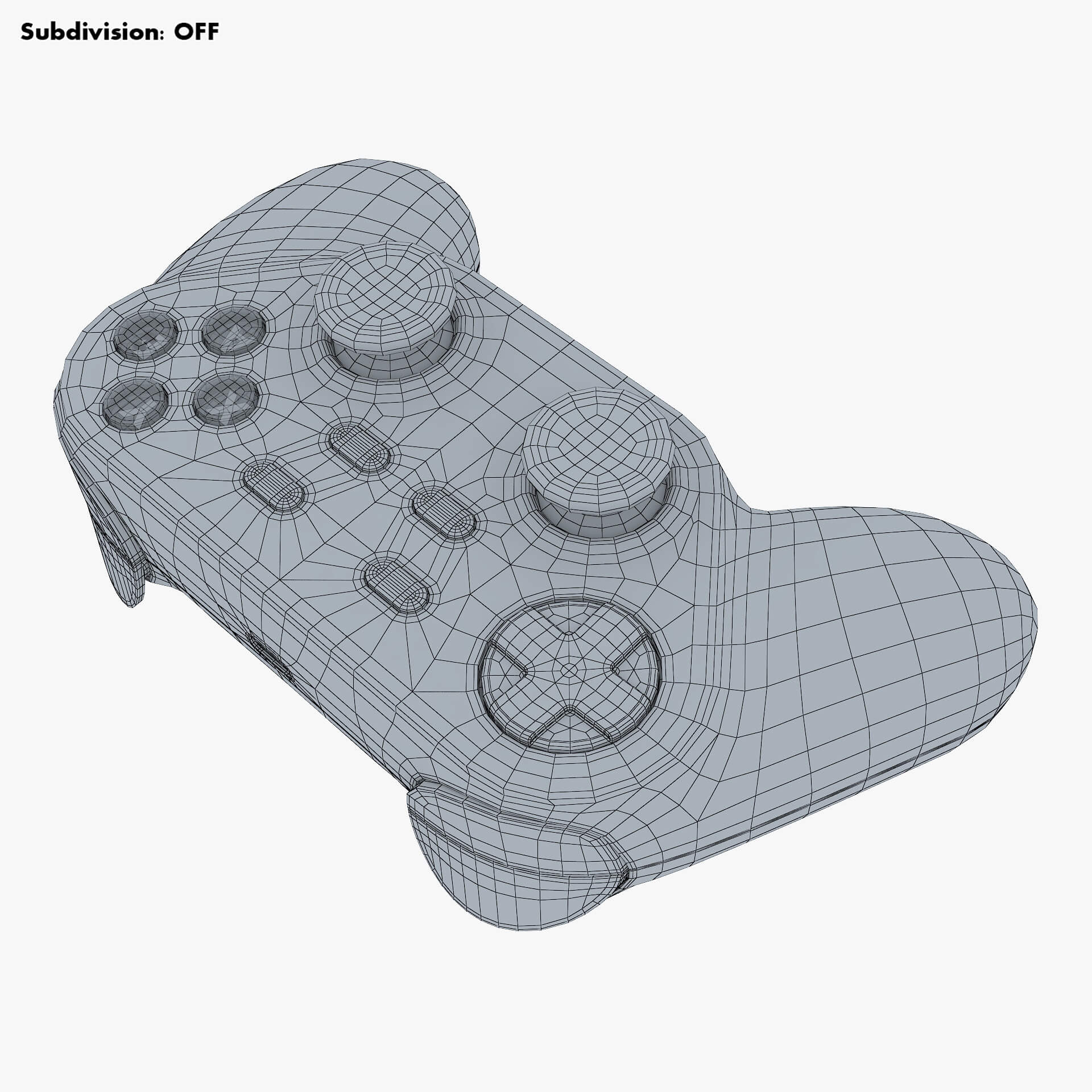 Generic Video Game Controller M 5 - 3D Model by Zurel