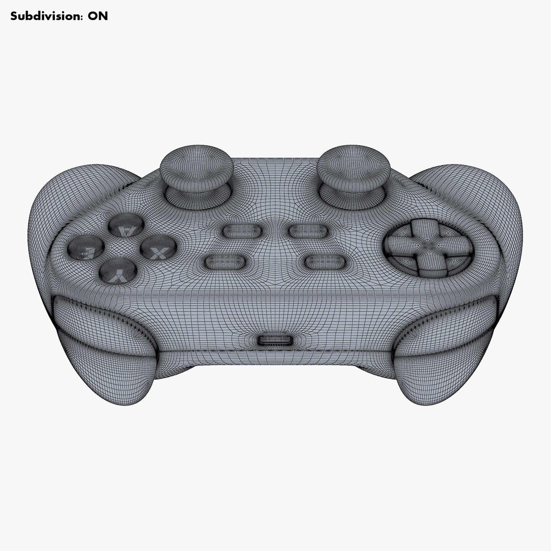 Generic Video Game Controller M 5 - 3D Model by Zurel