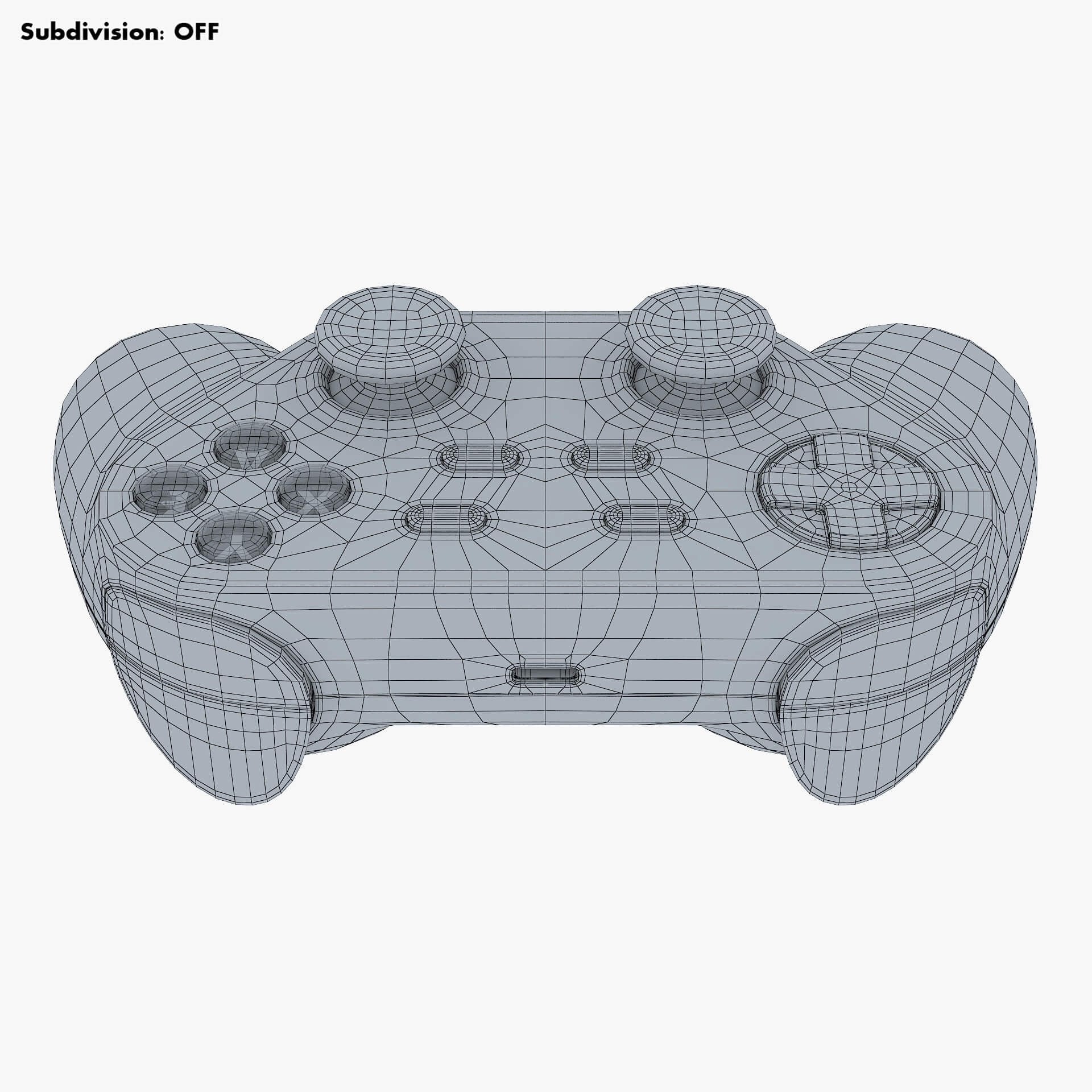 Generic Video Game Controller M 5 - 3D Model by Zurel