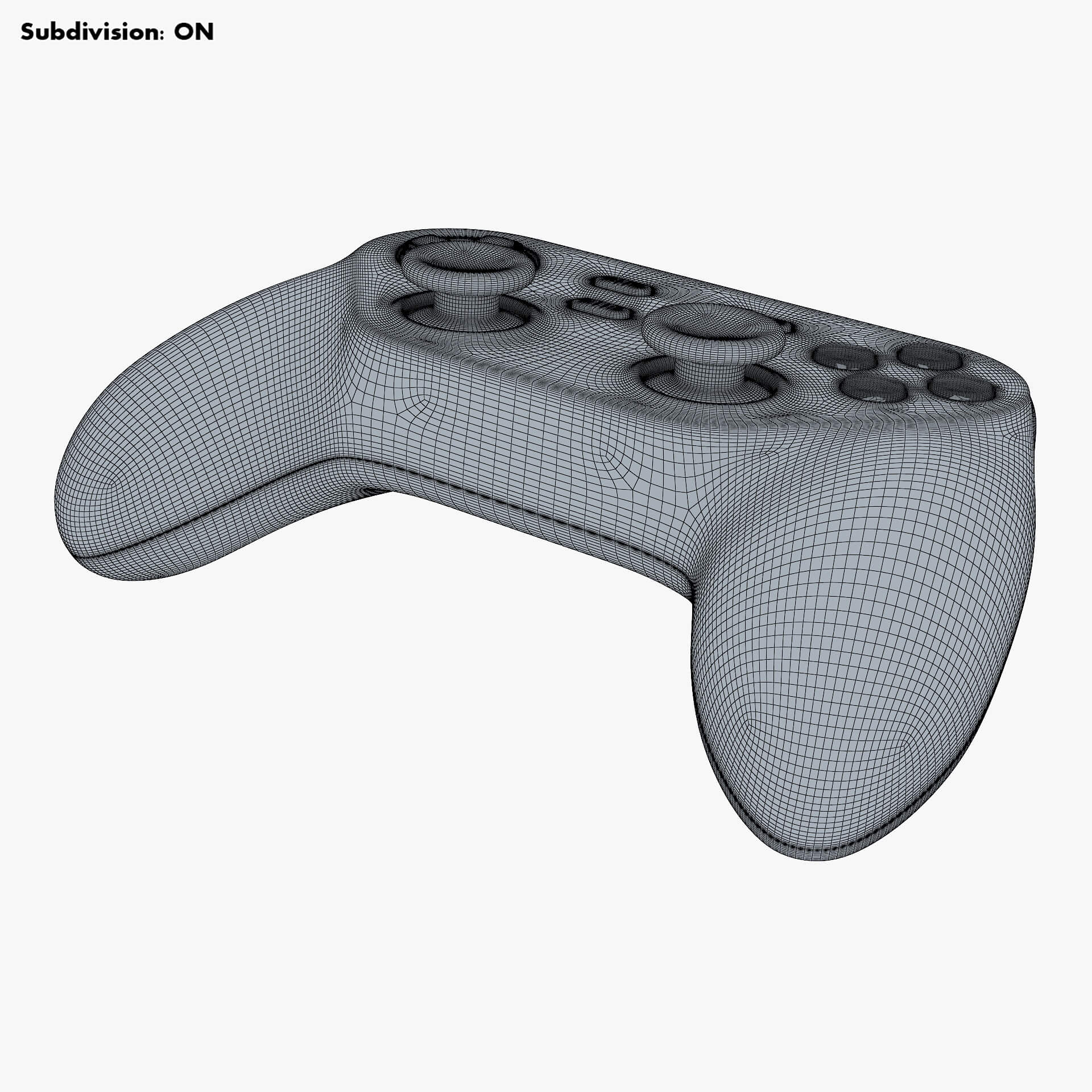 Generic Video Game Controller M 5 - 3D Model by Zurel