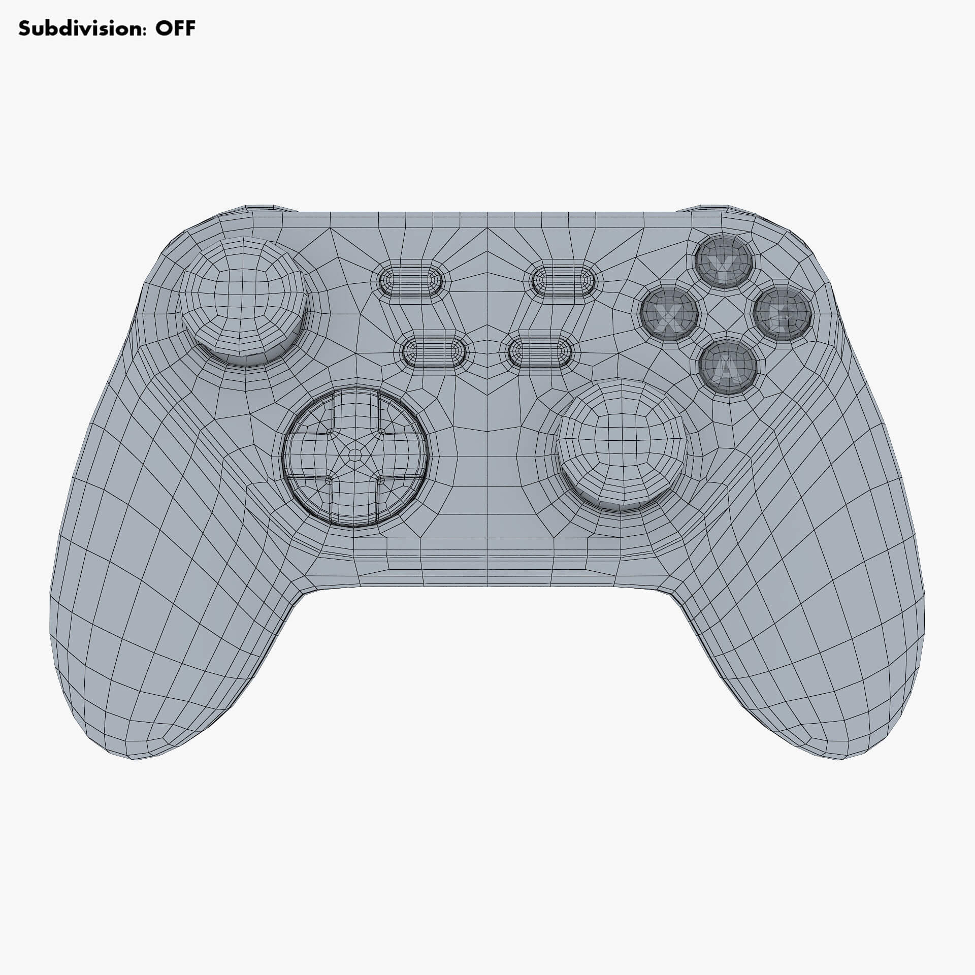 Generic Video Game Controller M 6 - 3D Model by Zurel