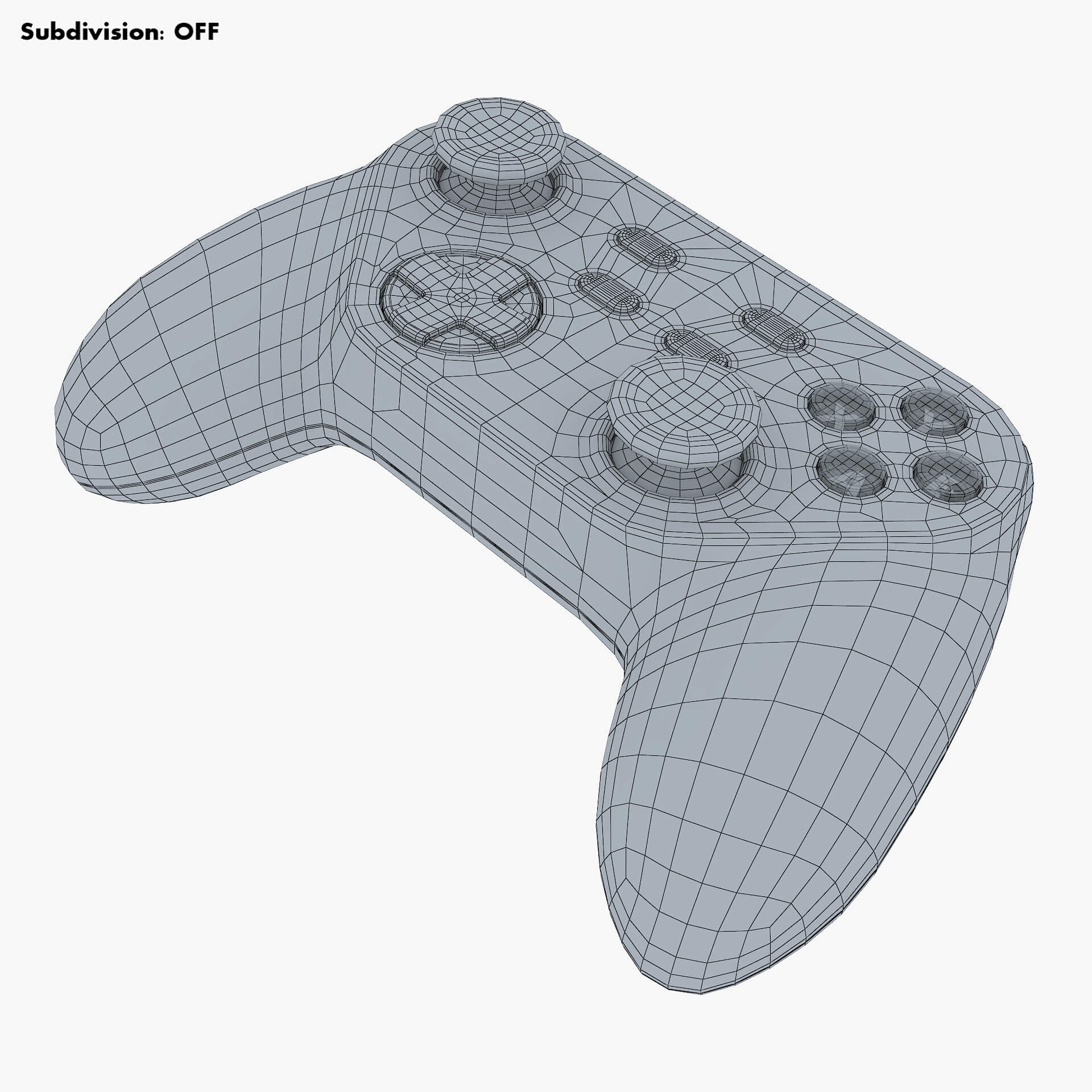 Generic Video Game Controller M 6 - 3D Model by Zurel
