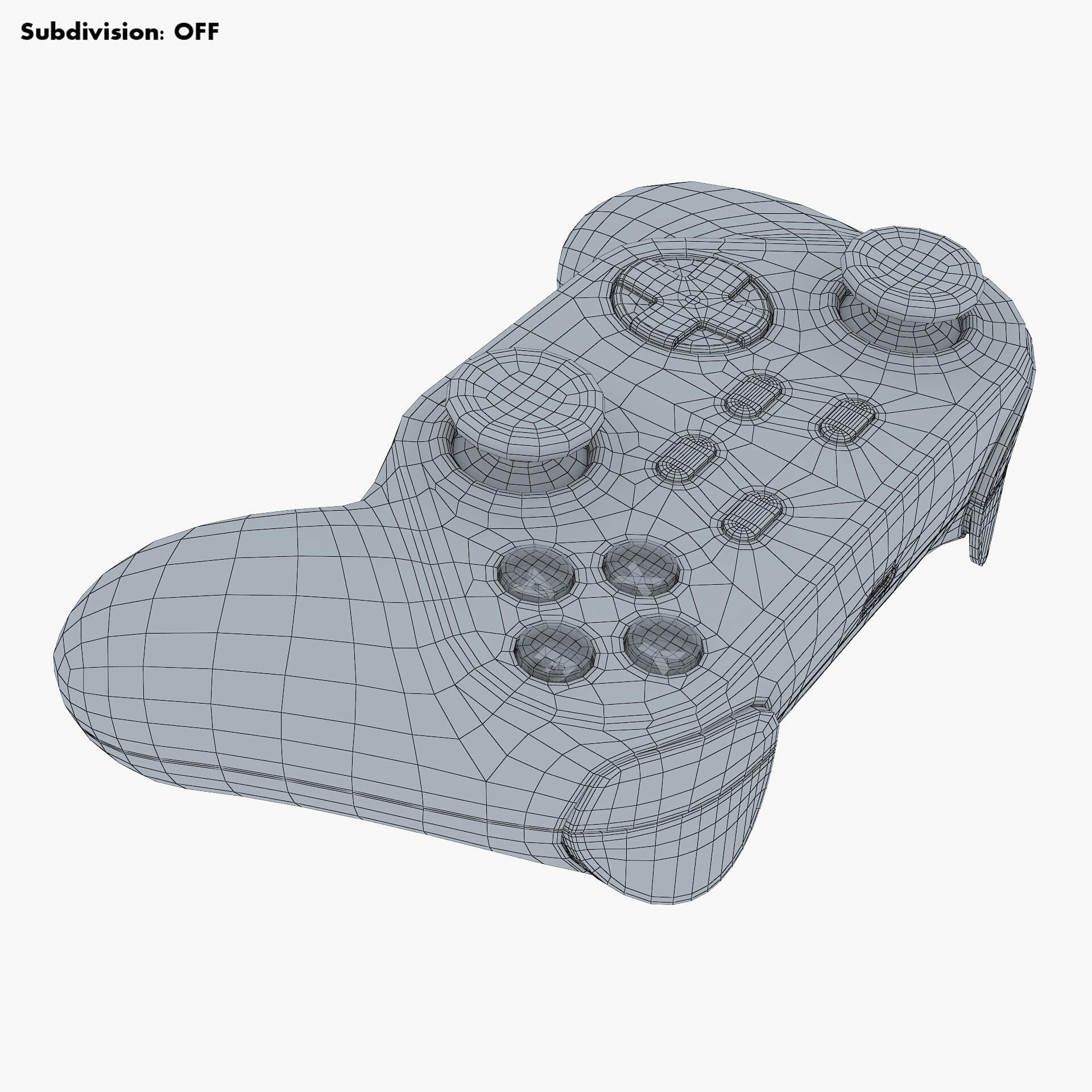 Generic Video Game Controller M 6 - 3D Model by Zurel