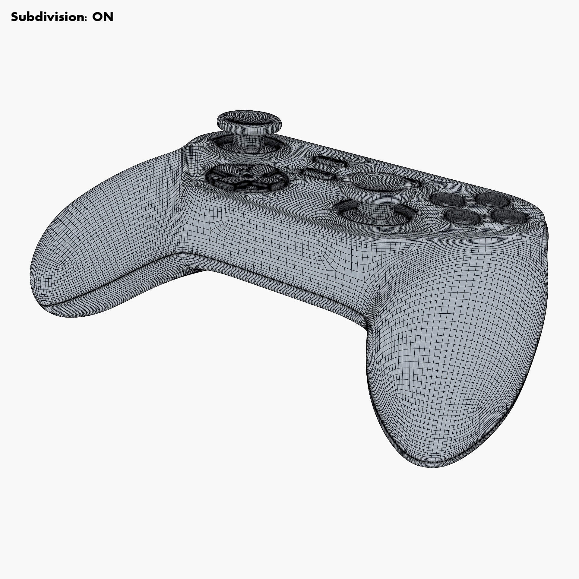 Generic Video Game Controller M 6 - 3D Model by Zurel