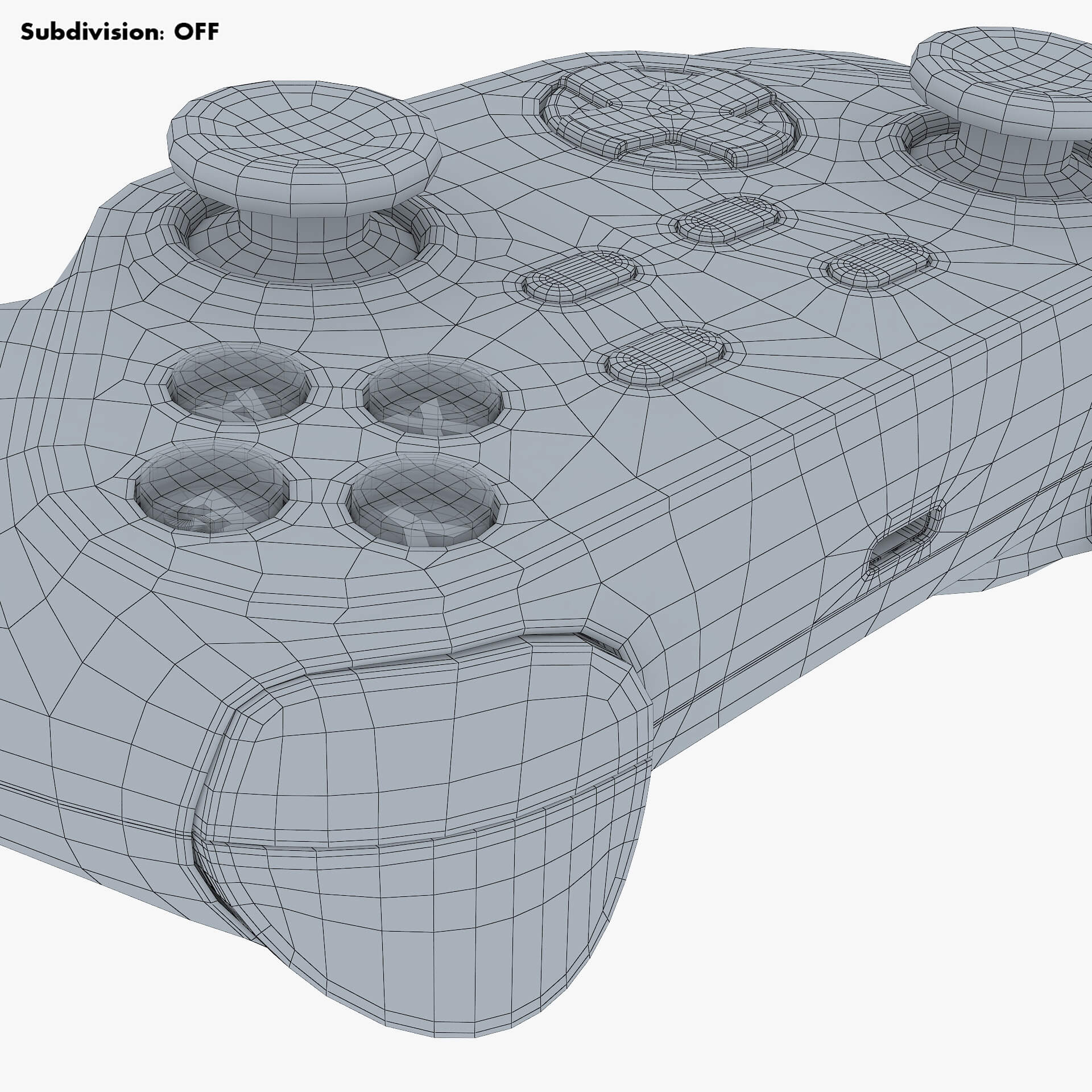 Generic Video Game Controller M 6 - 3D Model by Zurel