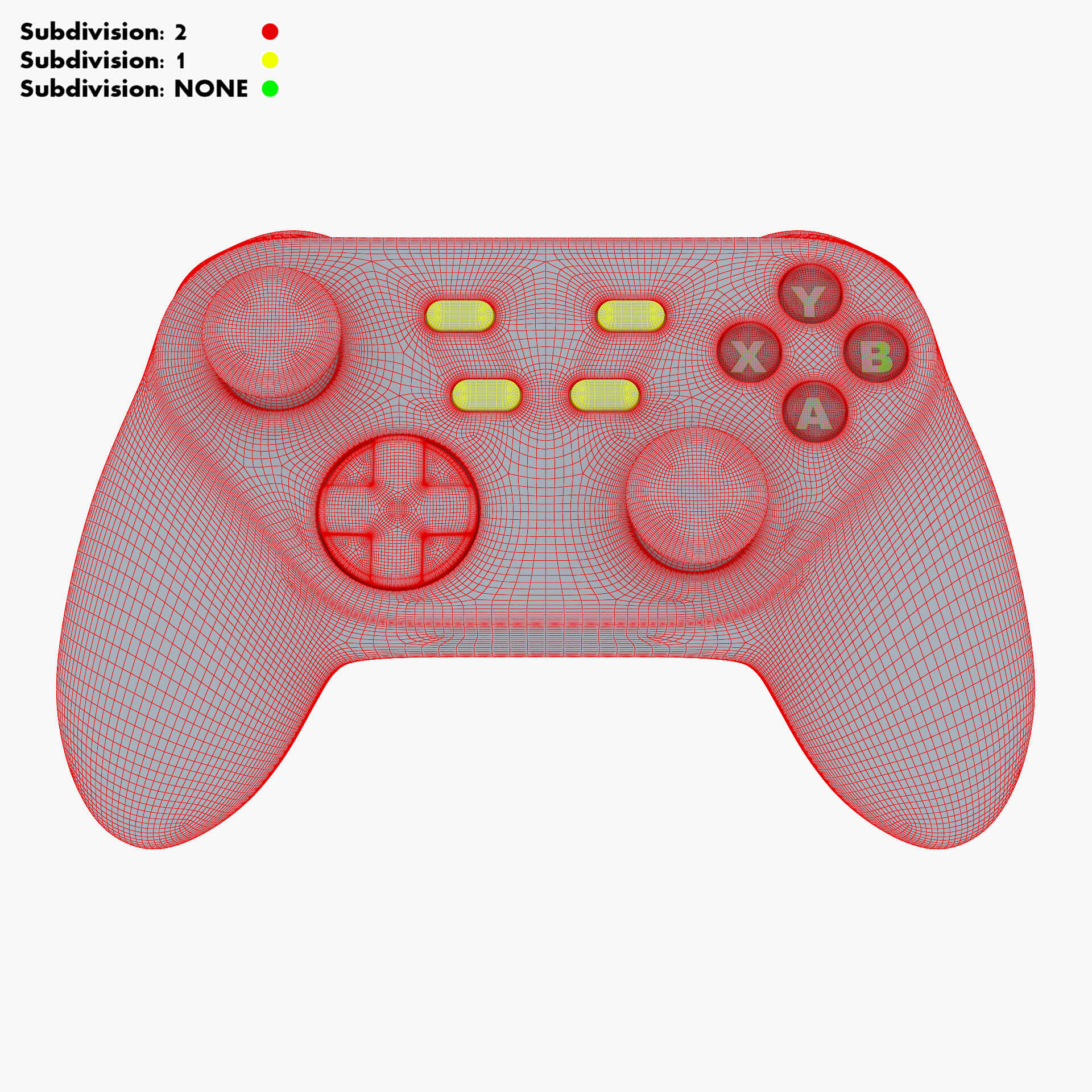 Generic Video Game Controller M 6 - 3D Model by Zurel
