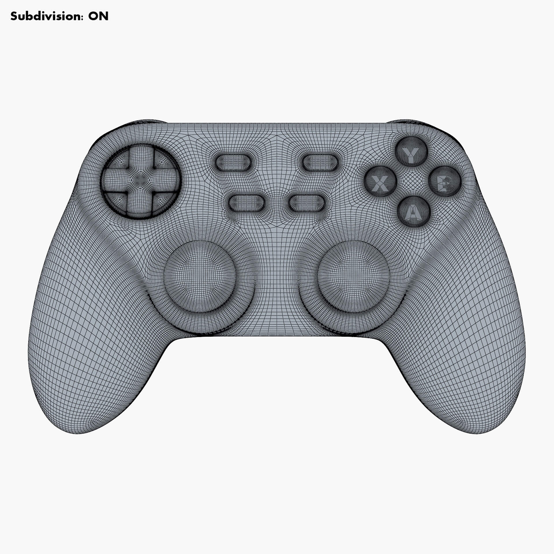 Generic Video Game Controller M 7 - 3D Model by Zurel
