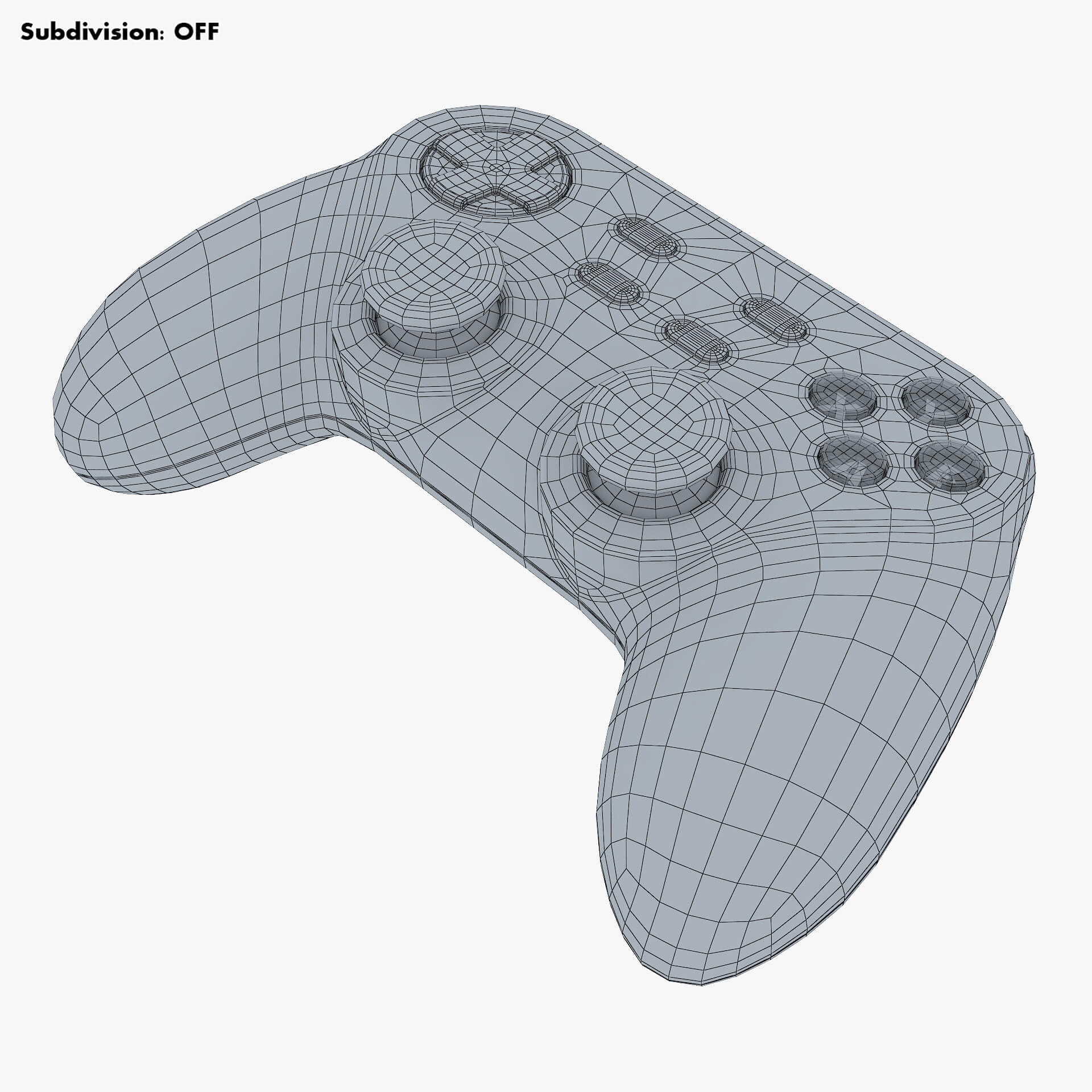Generic Video Game Controller M 7 - 3D Model by Zurel