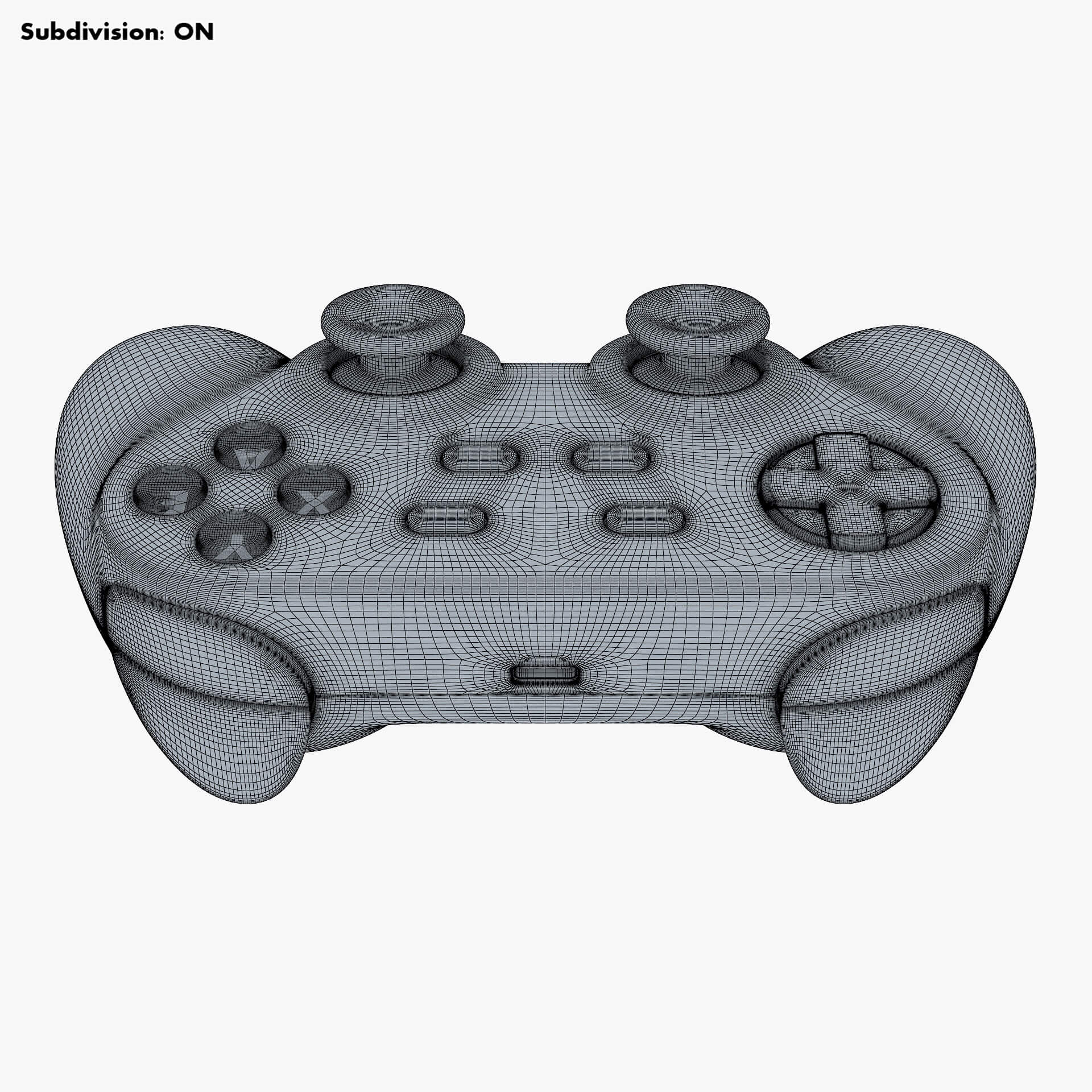 Generic Video Game Controller M 7 - 3D Model by Zurel