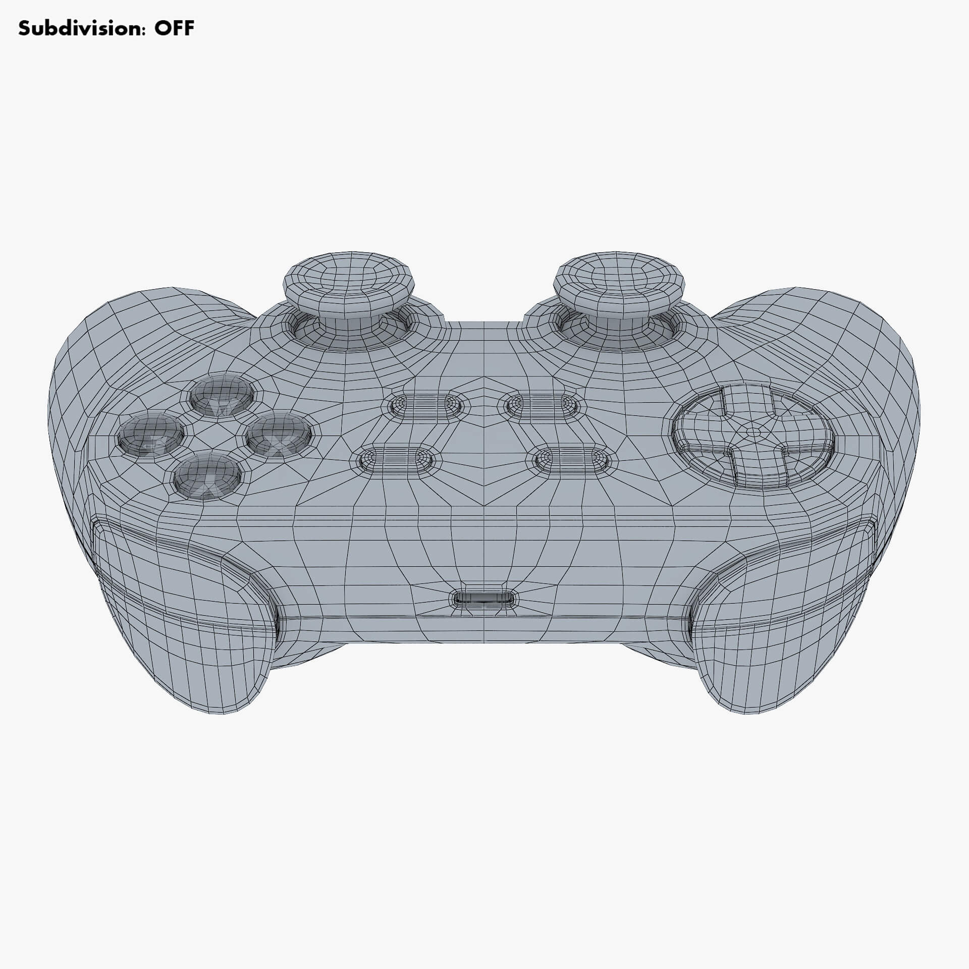 Generic Video Game Controller M 7 - 3D Model by Zurel