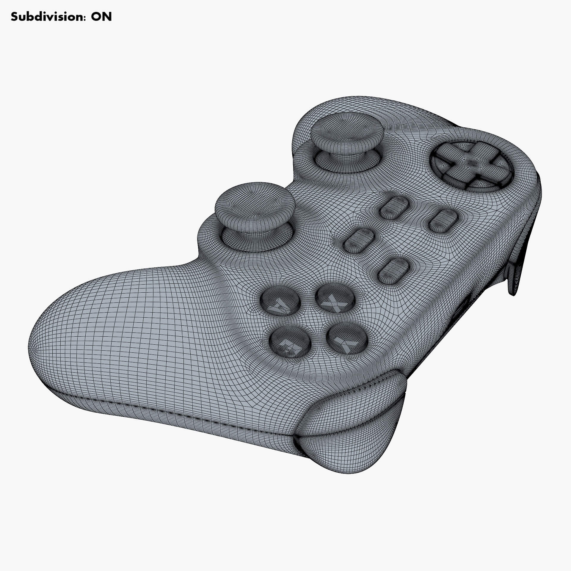 Generic Video Game Controller M 7 - 3D Model by Zurel