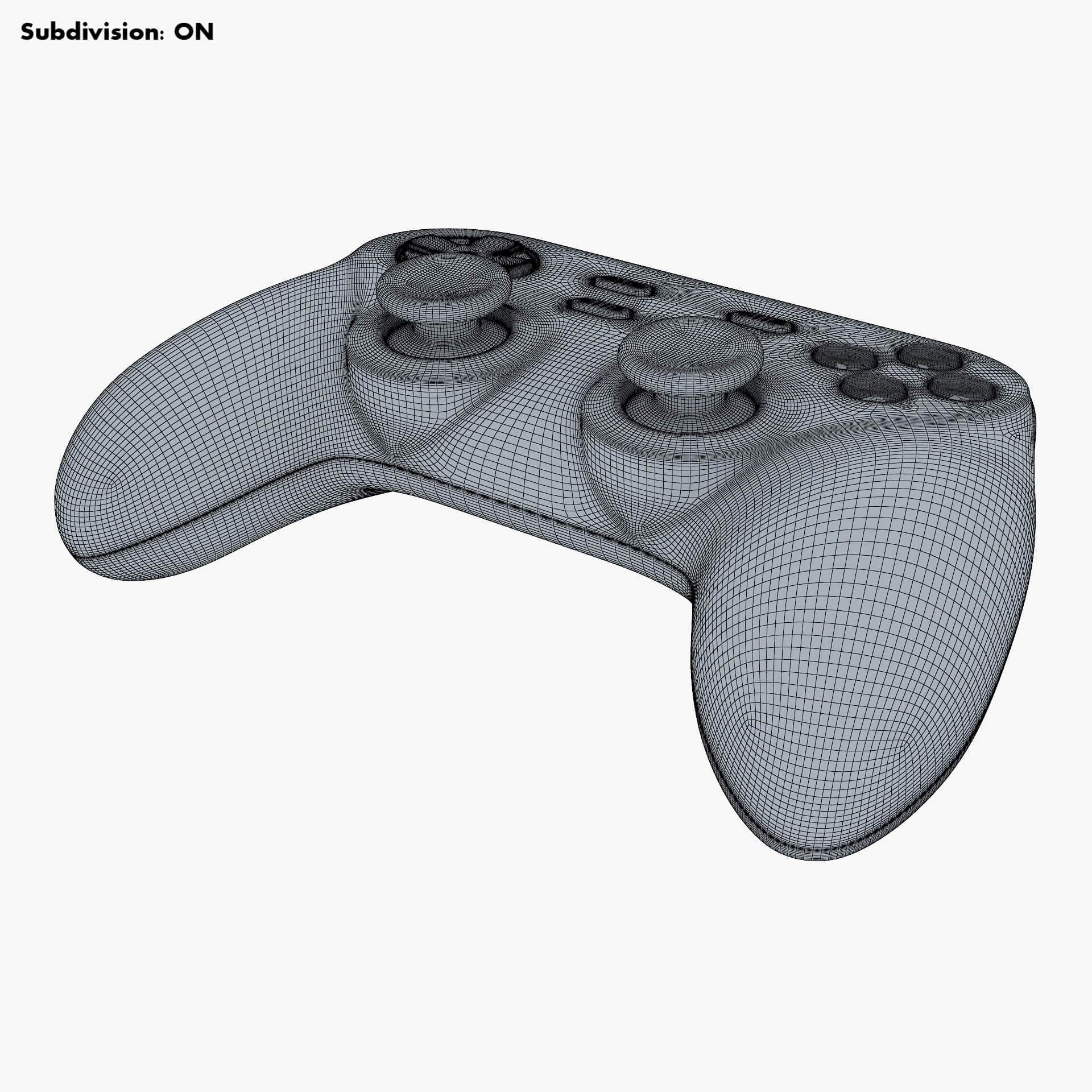 Generic Video Game Controller M 7 - 3D Model by Zurel