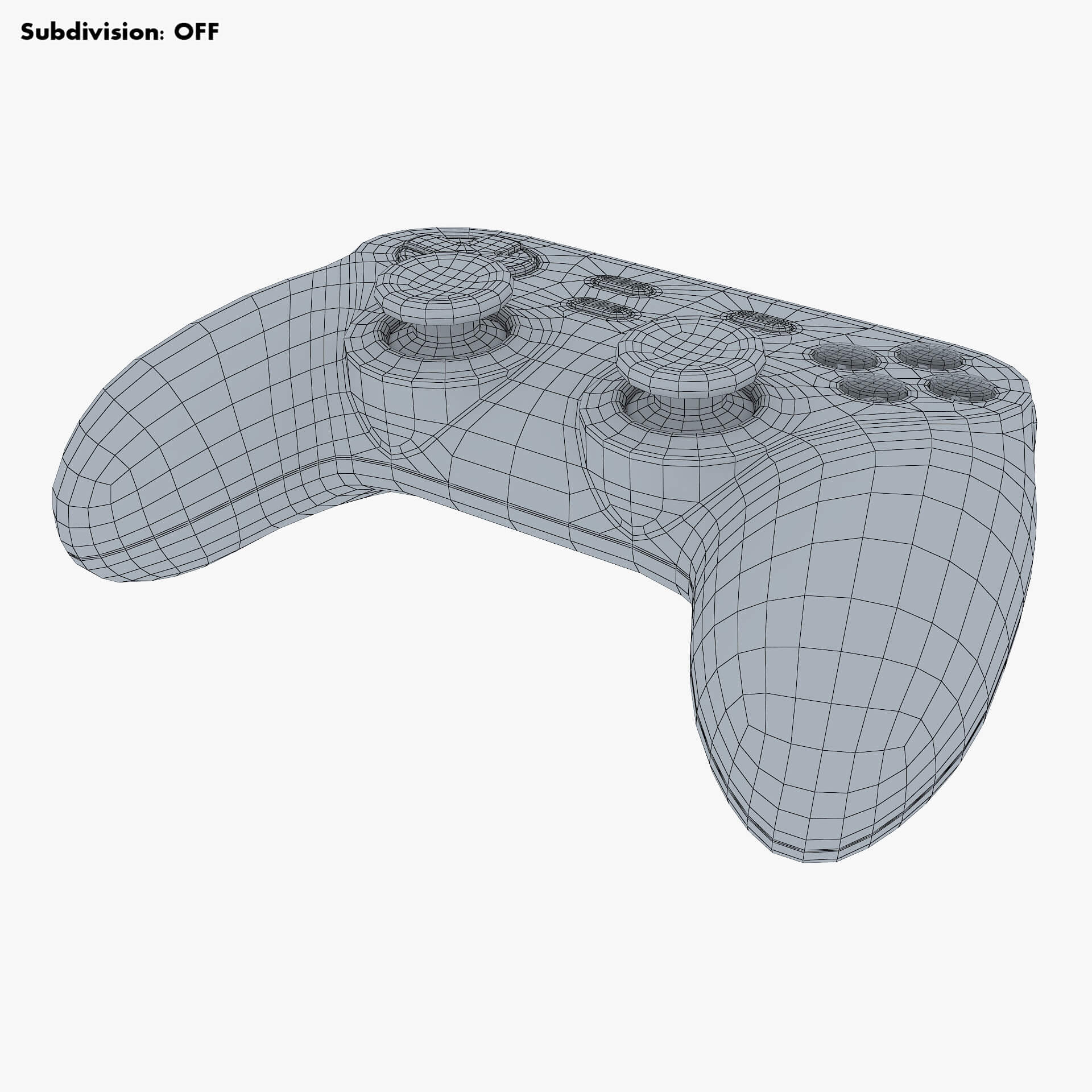 Generic Video Game Controller M 7 - 3D Model by Zurel