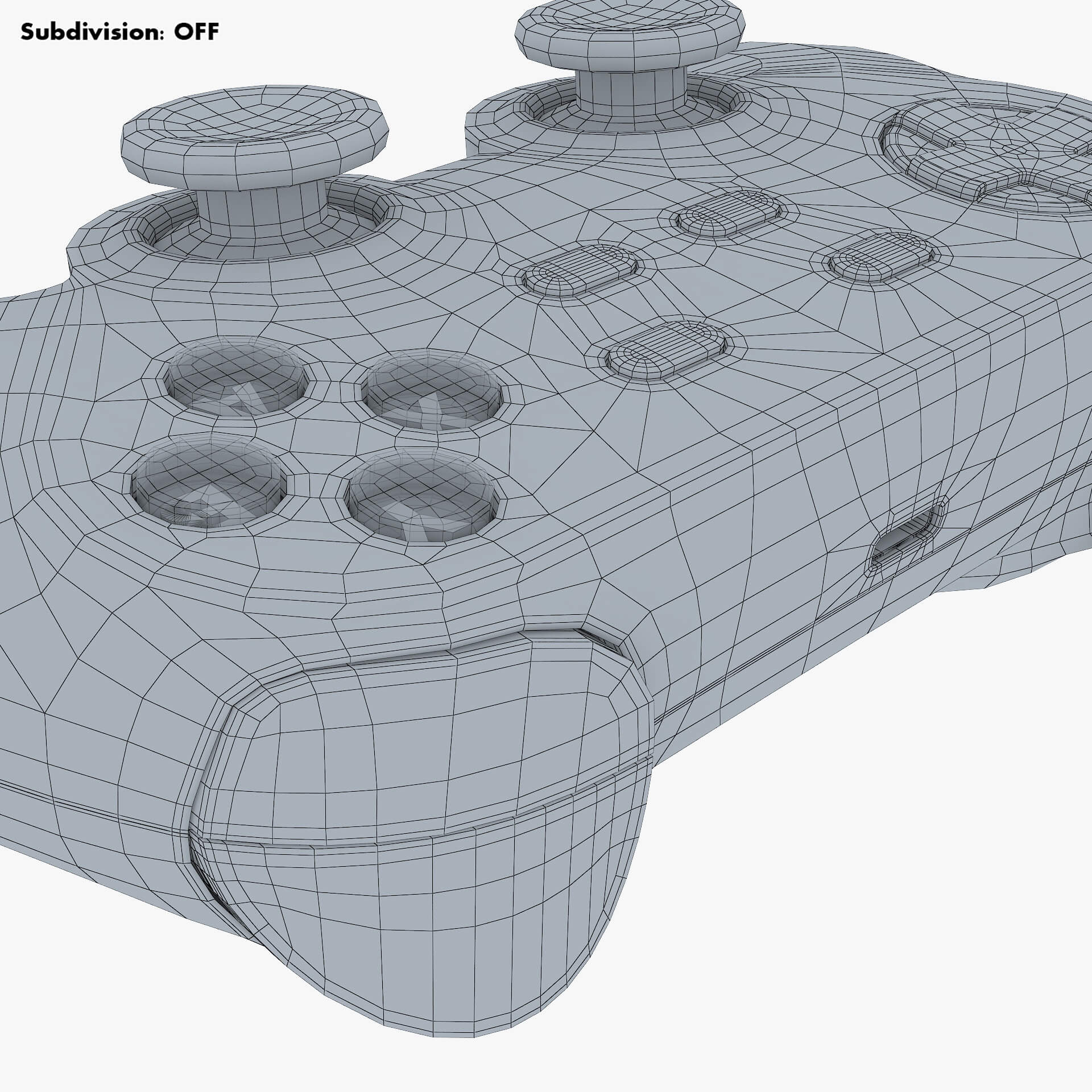 Generic Video Game Controller M 7 - 3D Model by Zurel