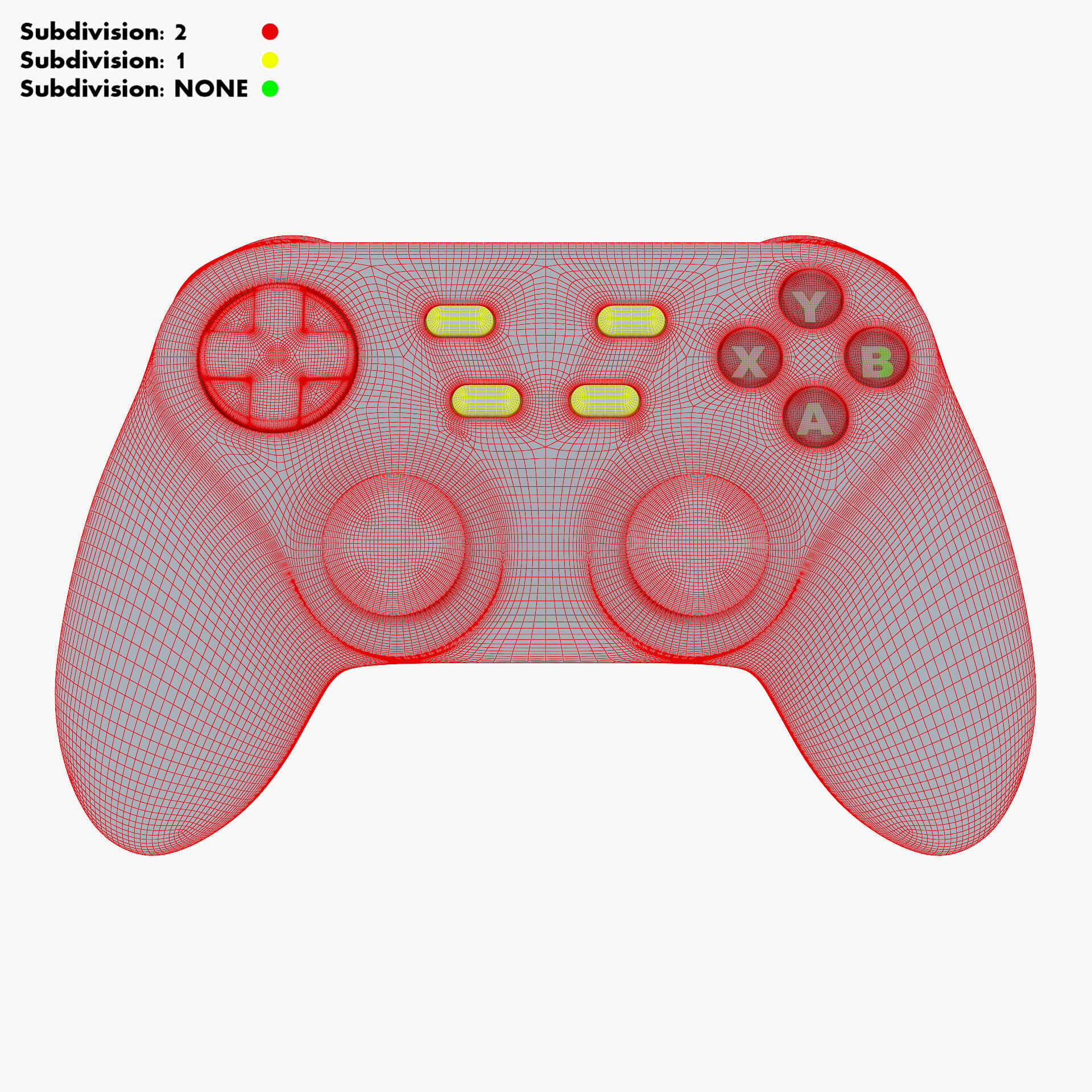 Generic Video Game Controller M 7 - 3D Model by Zurel