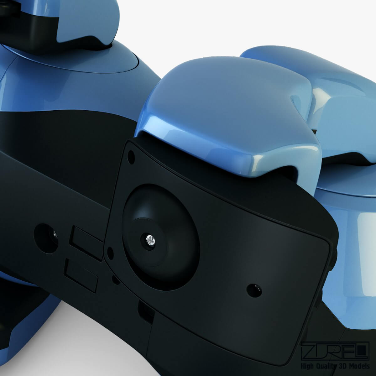 Genibo Robot Dog Blue - 3D Model by Zurel