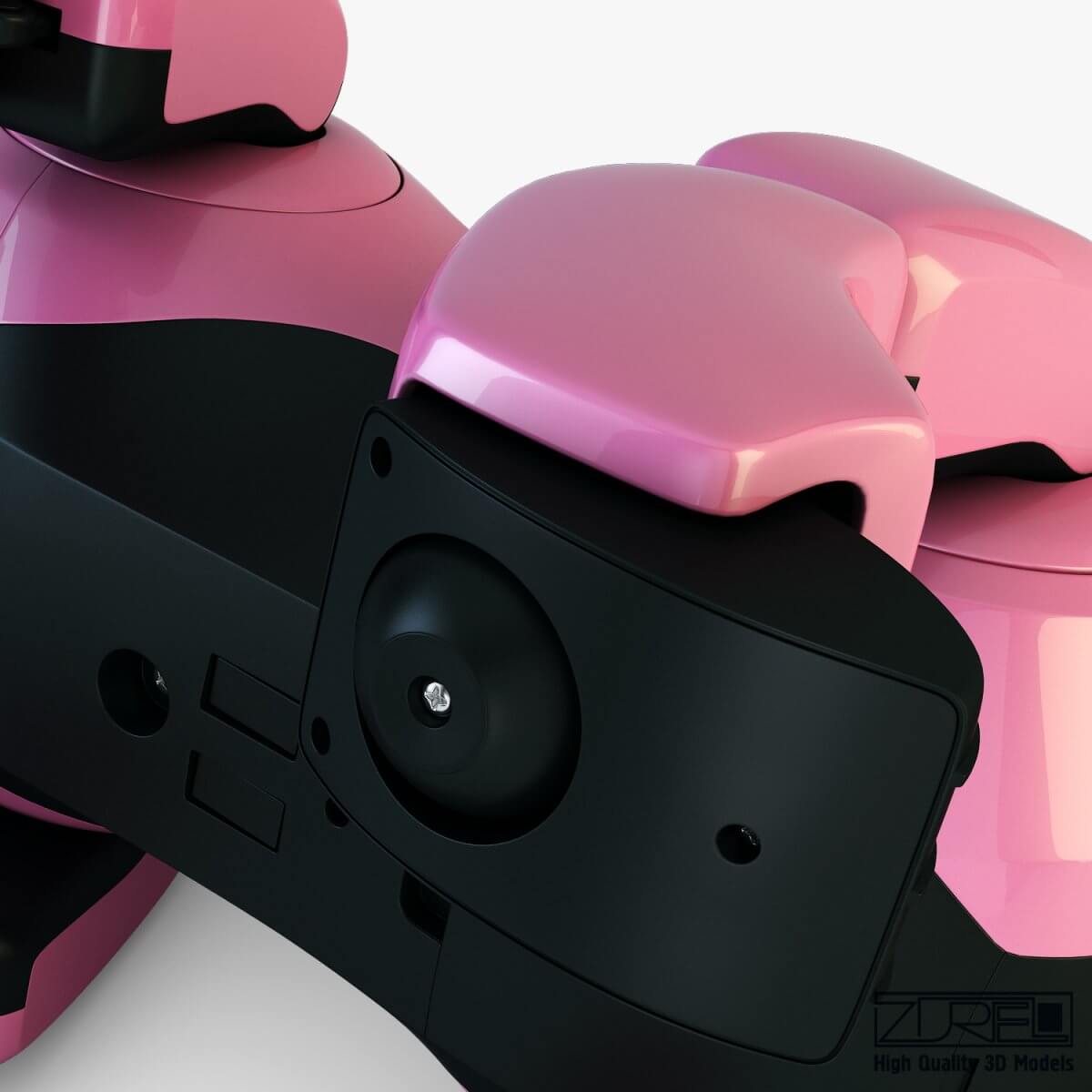 Genibo Robot Dog Pink - 3D Model by Zurel