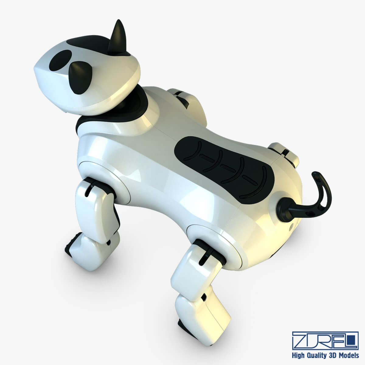 Genibo Robot Dog White - 3D Model by Zurel