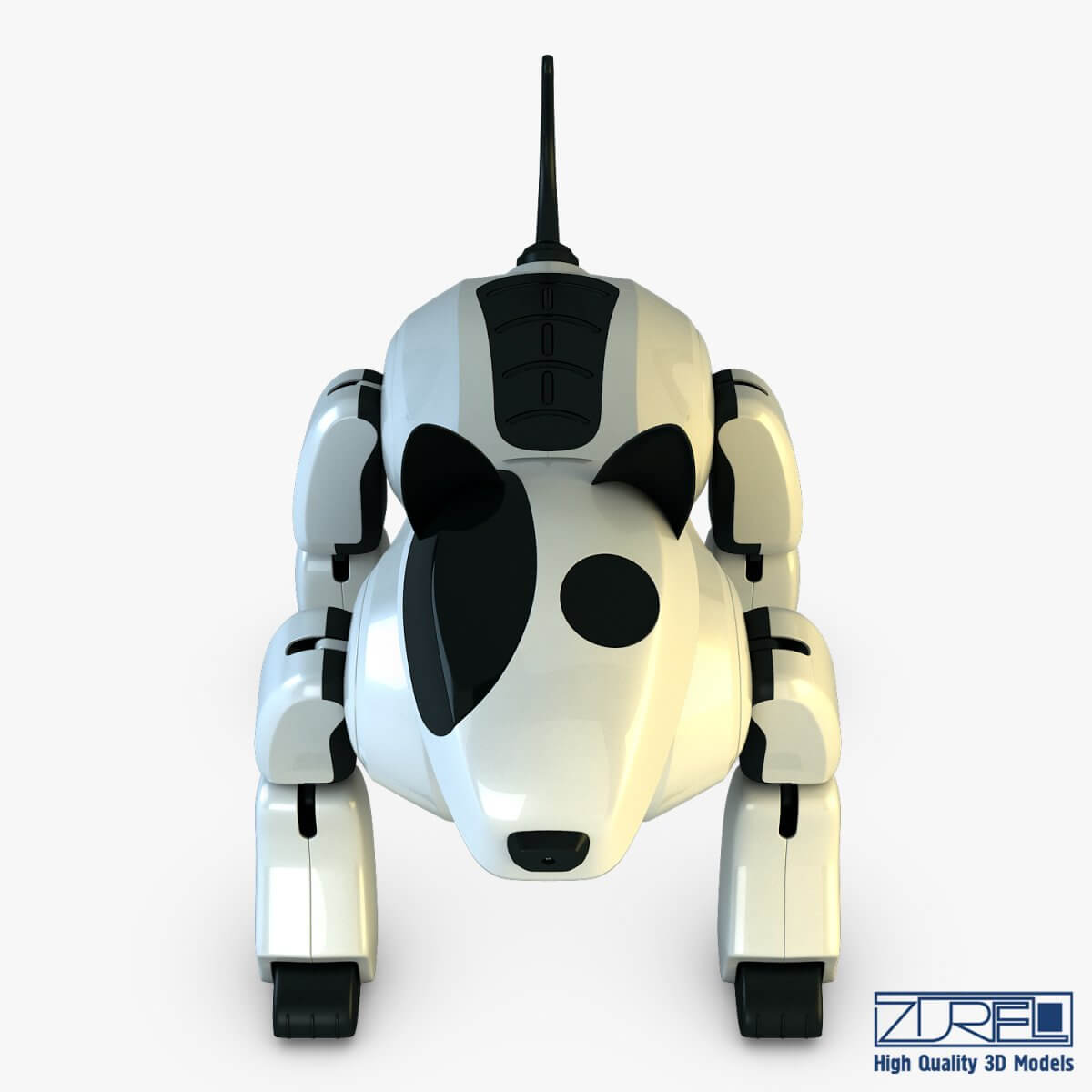 Genibo Robot Dog White - 3D Model by Zurel